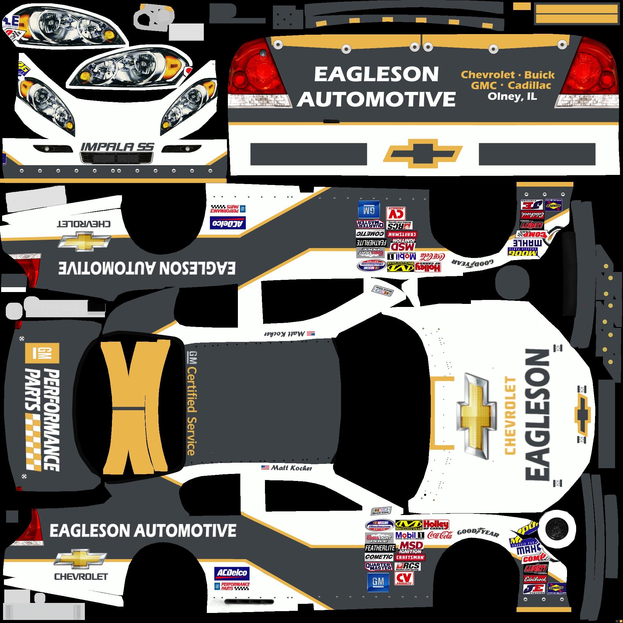 Matt Kocher K and N Chevrolet 2.0 by JW Salyers - Trading Paints