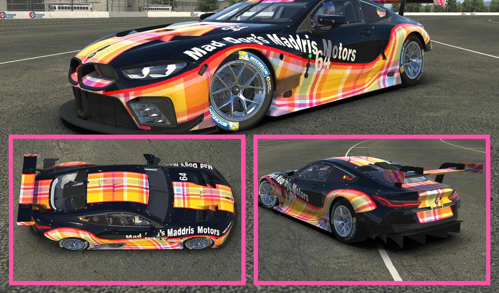 BMW M8 Maddris by Clyde Coman - Trading Paints