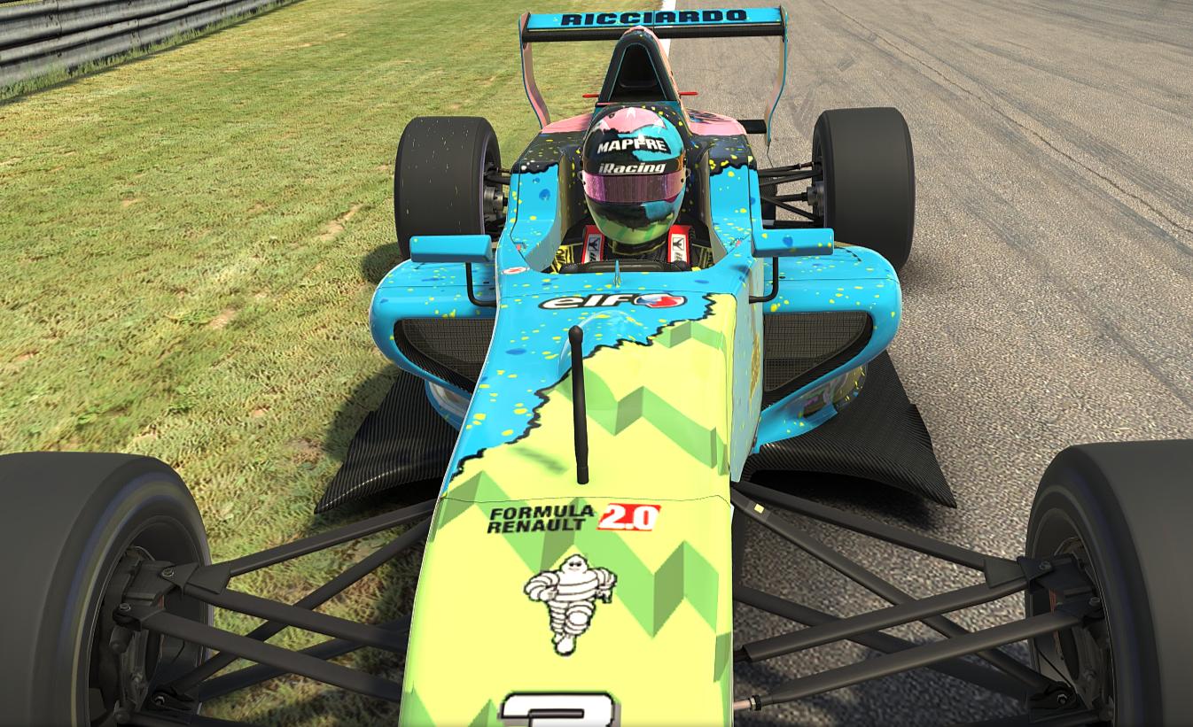 Ricciardo F1 Helmet design by Bas Imagineer - Trading Paints