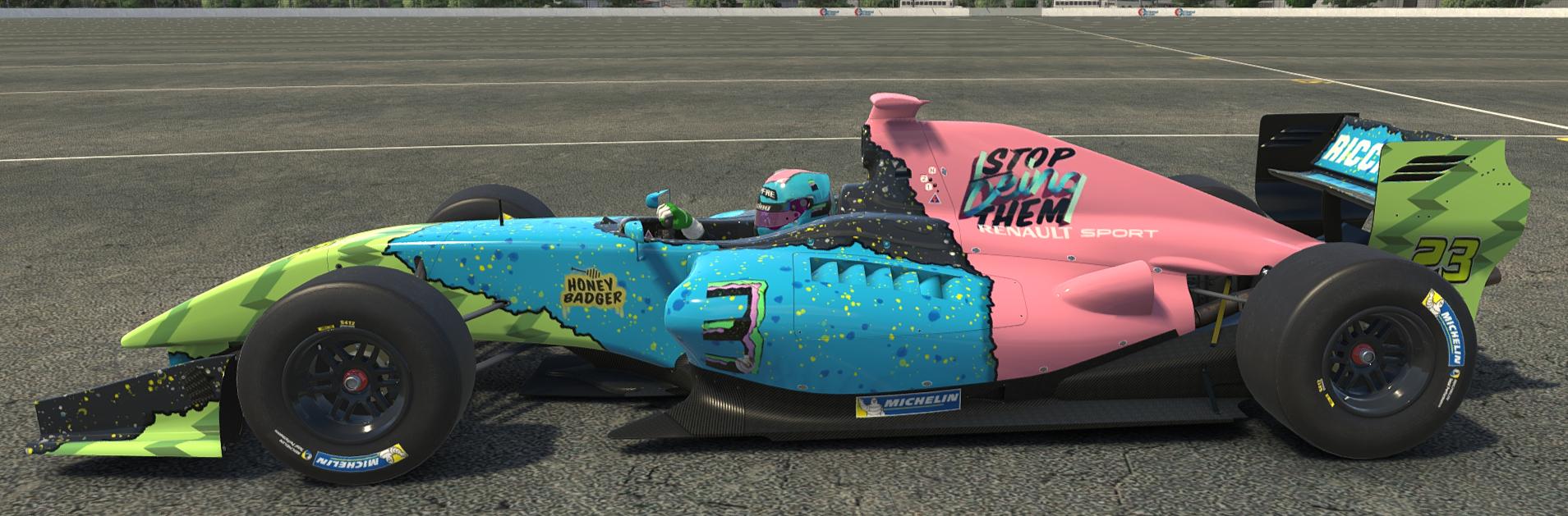 Formula Renault 3 5 Ricciardo 2019 F1 Helmet inspired design by Bas ...