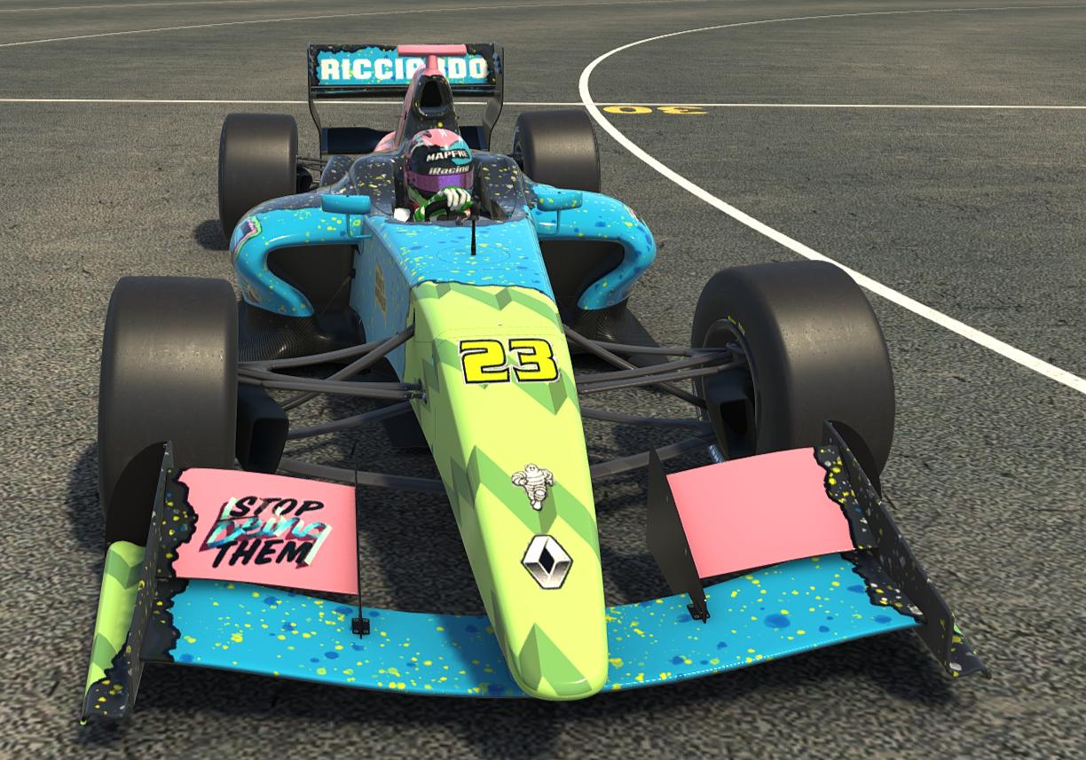 Formula Renault 3 5 Ricciardo 2019 F1 Helmet inspired design by Bas ...