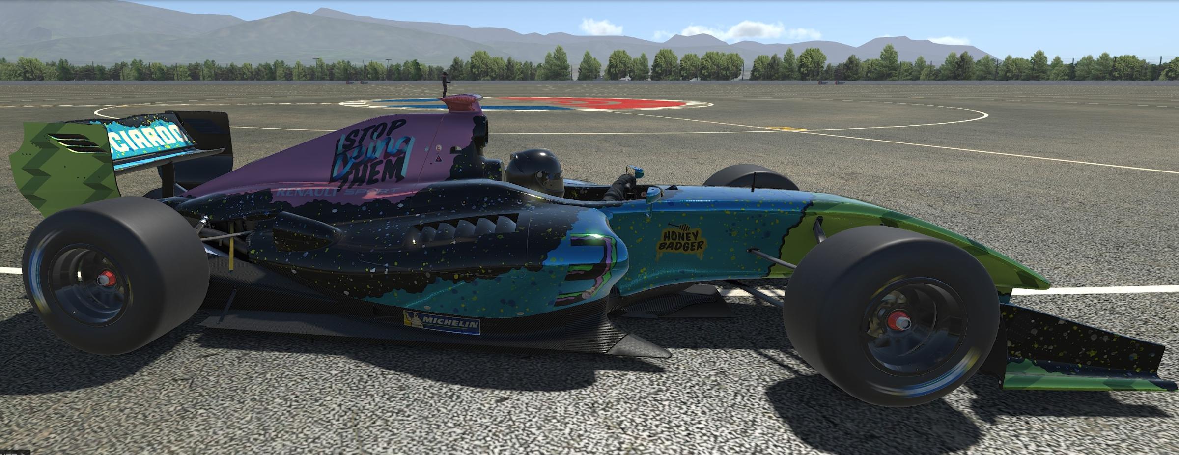 Formula Renault 3 5 Ricciardo 2019 F1 Helmet inspired design by Bas ...