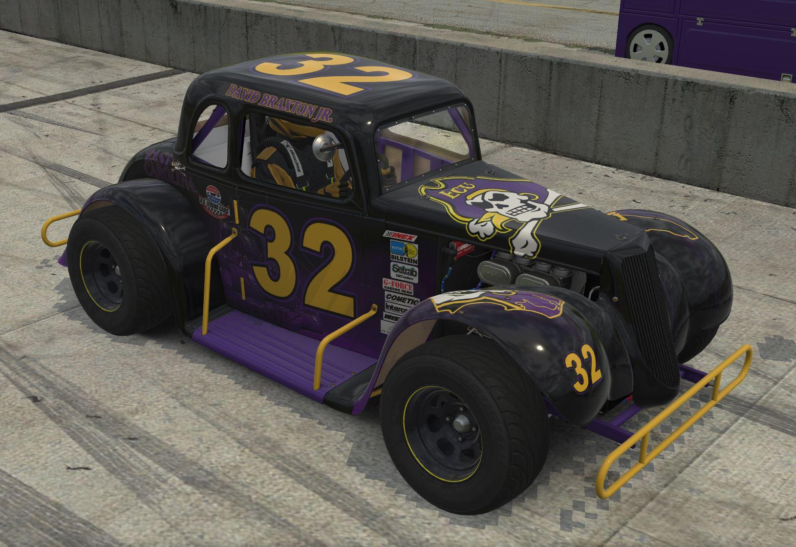 ECU Pirates Legends Car by David Braxton Jr. - Trading Paints
