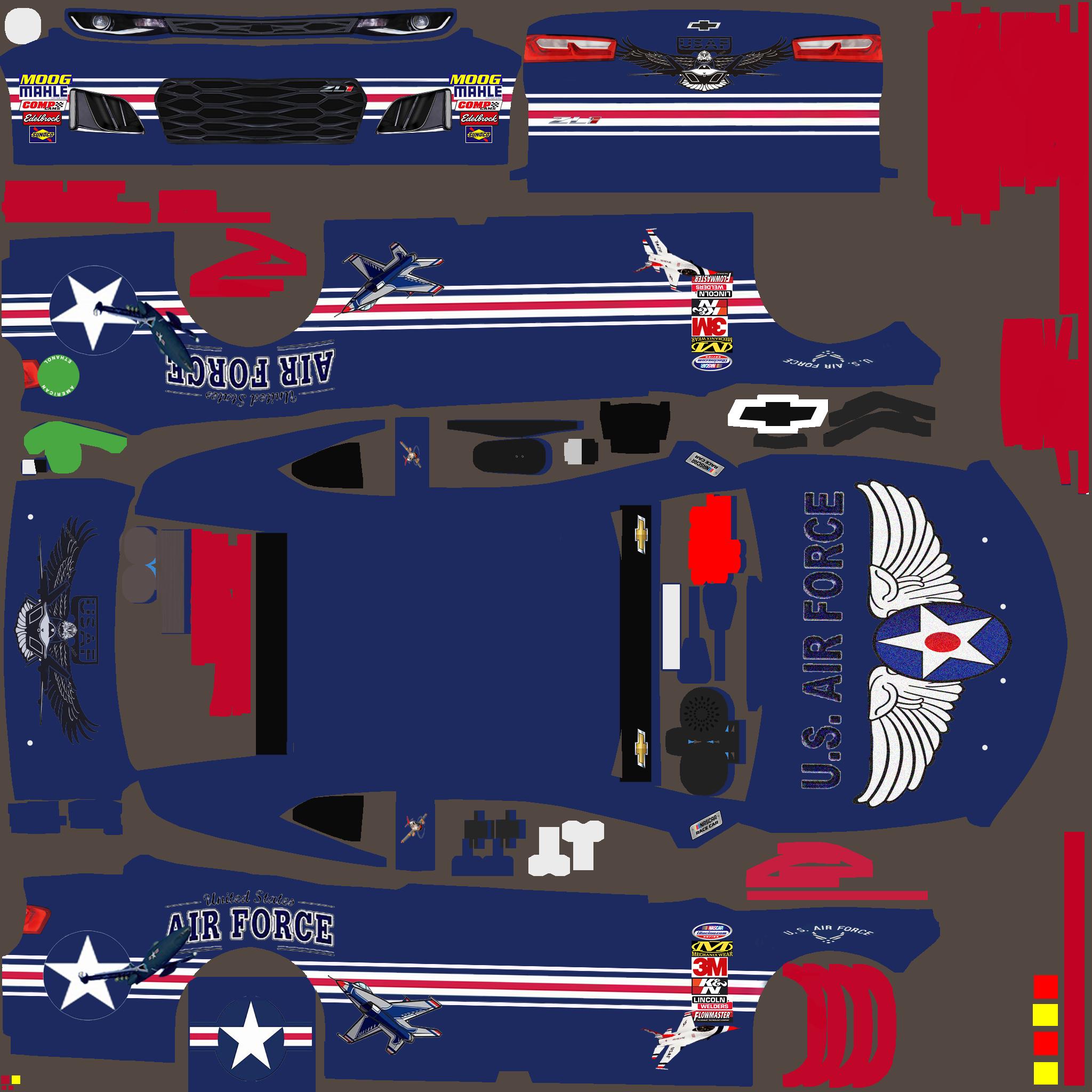 UNITED STATES AF by Timothy Waldrop - Trading Paints