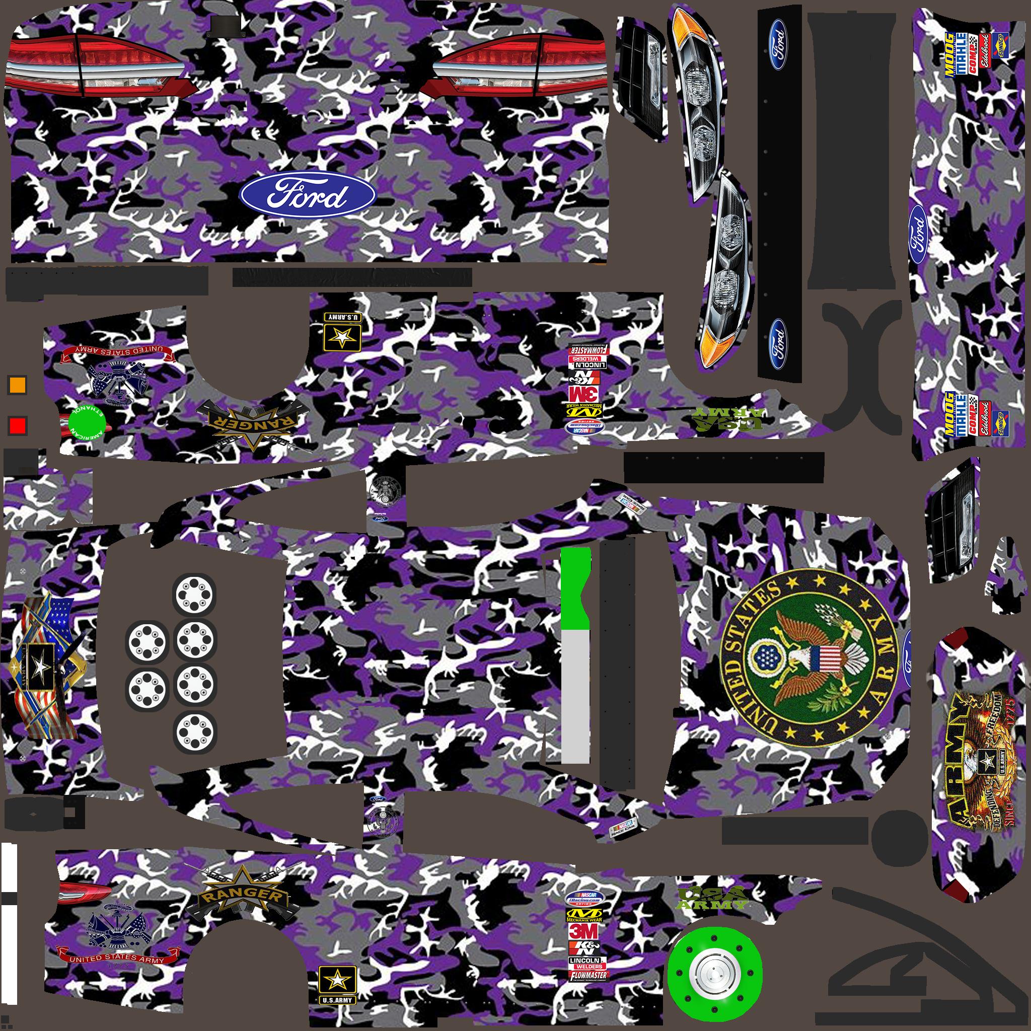 Ford Fusion Gen 6 camo copy by Timothy Waldrop - Trading Paints