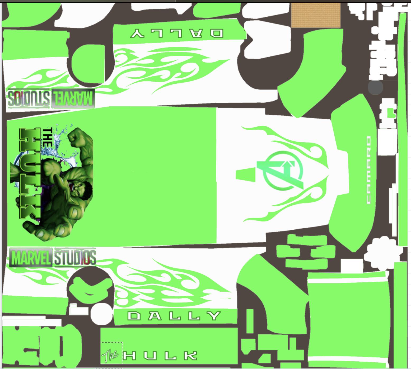 The Hulk by Travis Dally - Trading Paints