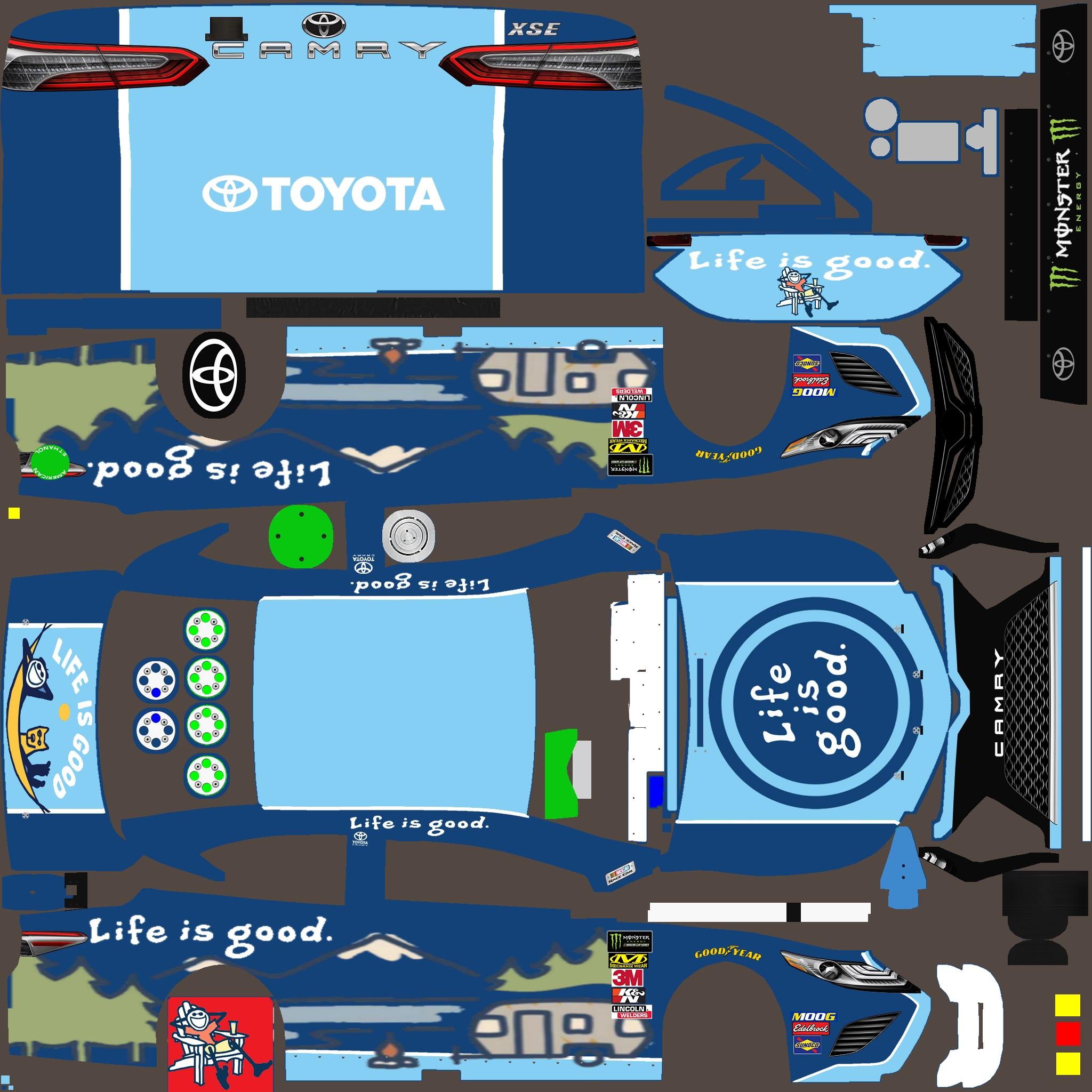 Toyota Camry Gen 6 life is good by Benjamin Mullins - Trading Paints