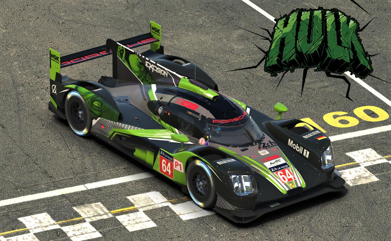 Porsche 919 Hybrid HULK by sergi Verge poyato - Trading Paints