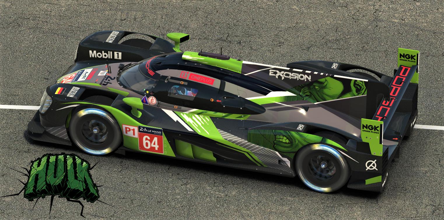 Porsche 919 Hybrid HULK by sergi Verge poyato - Trading Paints