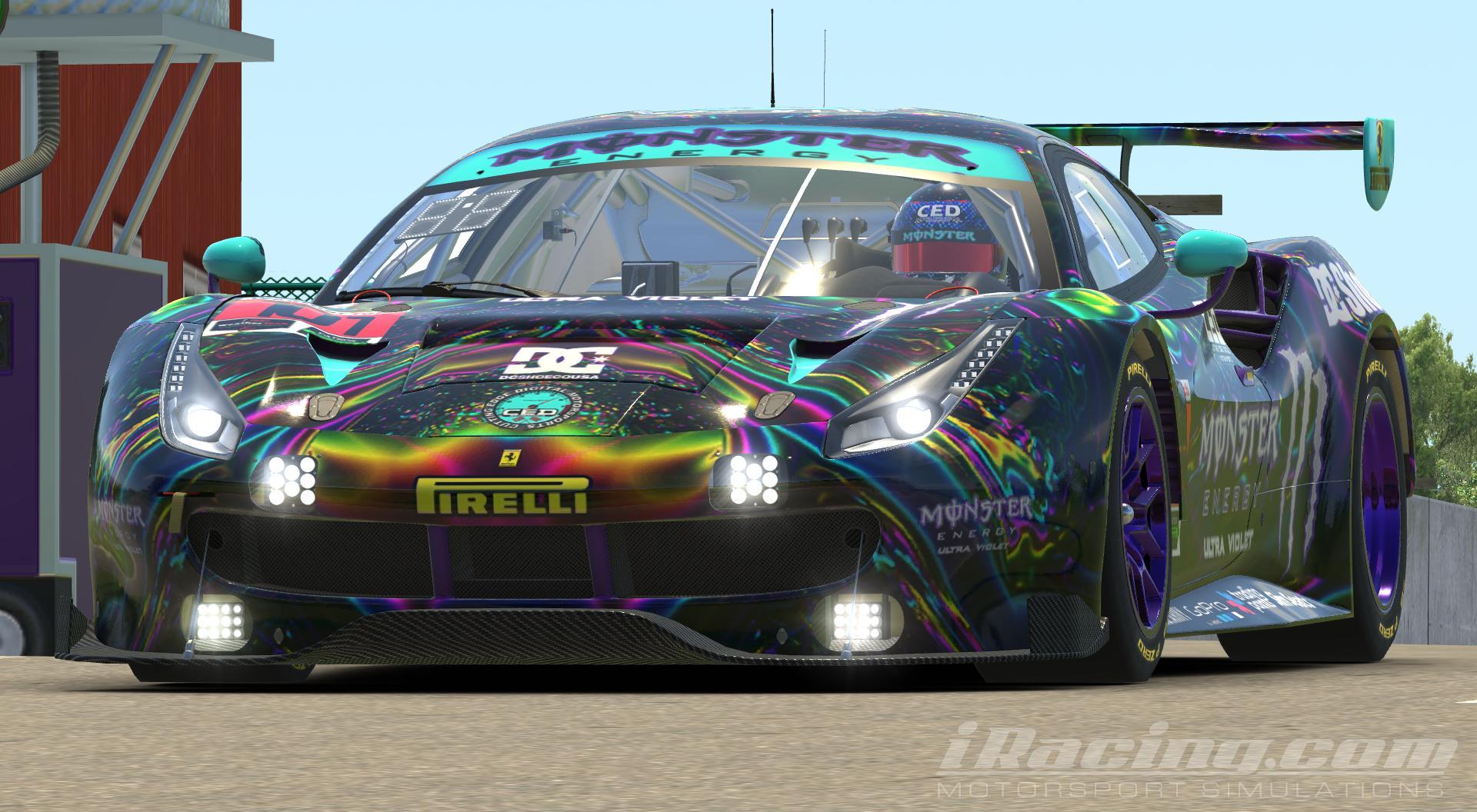 2019 Monster Energy Ultra Violet 488 GT3 verII by Marshall W. - Trading ...