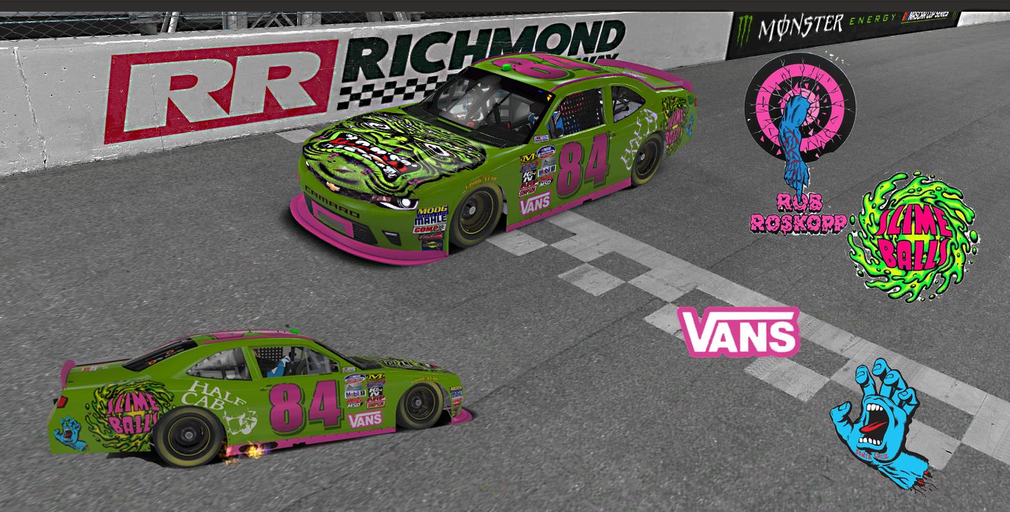 Rob Roskopp Designs/Santa Cruz/Slimeballs by Brian Valles - Trading Paints