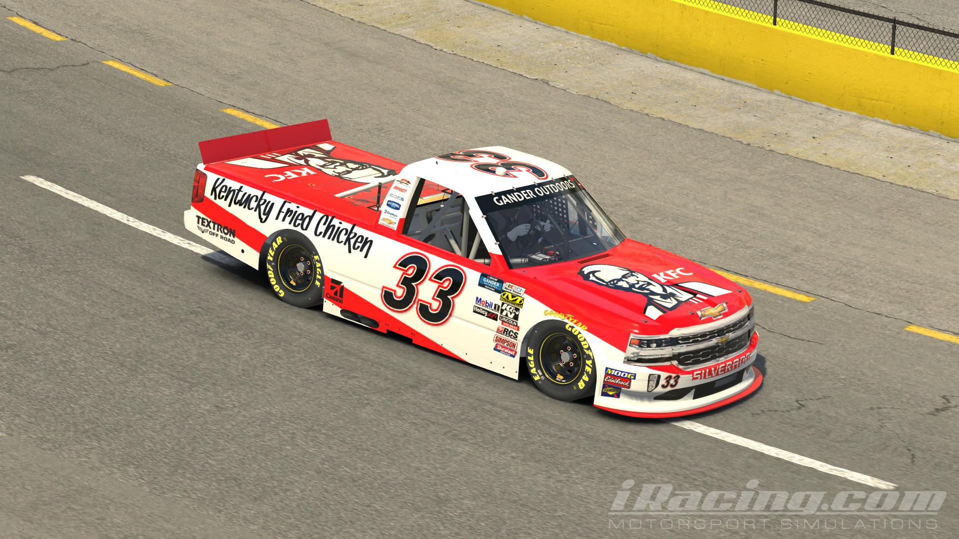 KFC Silverado (CUSTOM NUMBERS) by Matthew Meyer3 - Trading Paints