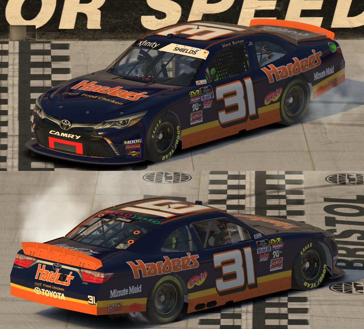 Ward burton Xfinity by Matt Shields - Trading Paints