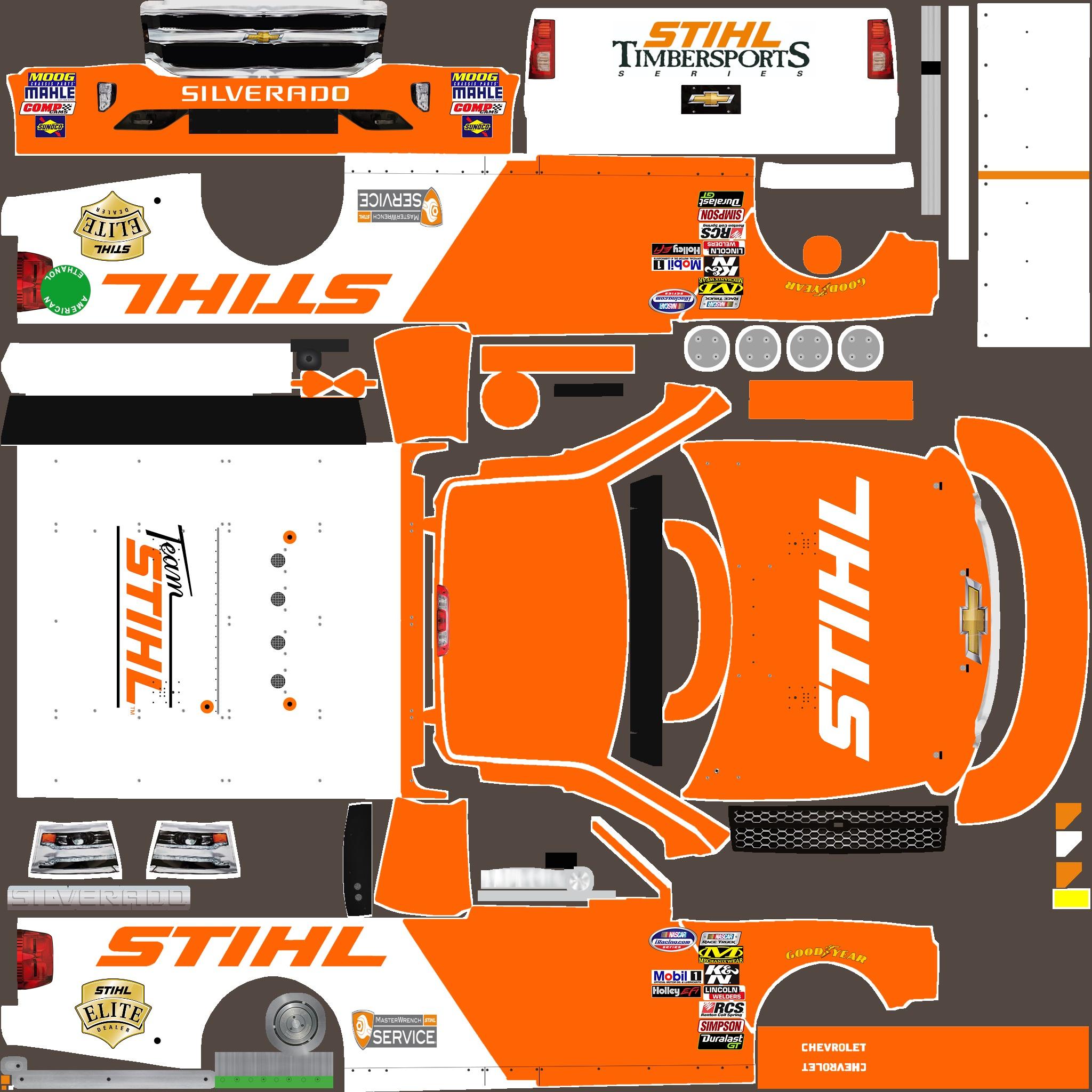 Stihl Silverado by Brandon Bradshaw - Trading Paints
