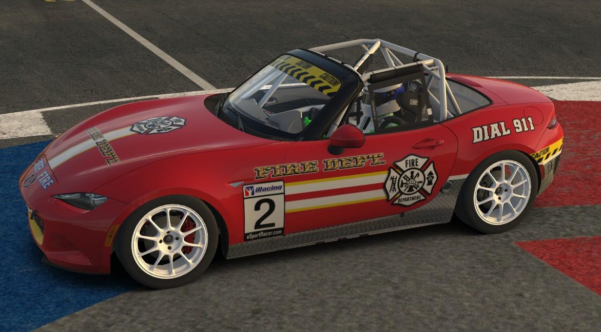 Fire Department MX5 by Greg Mac - Trading Paints