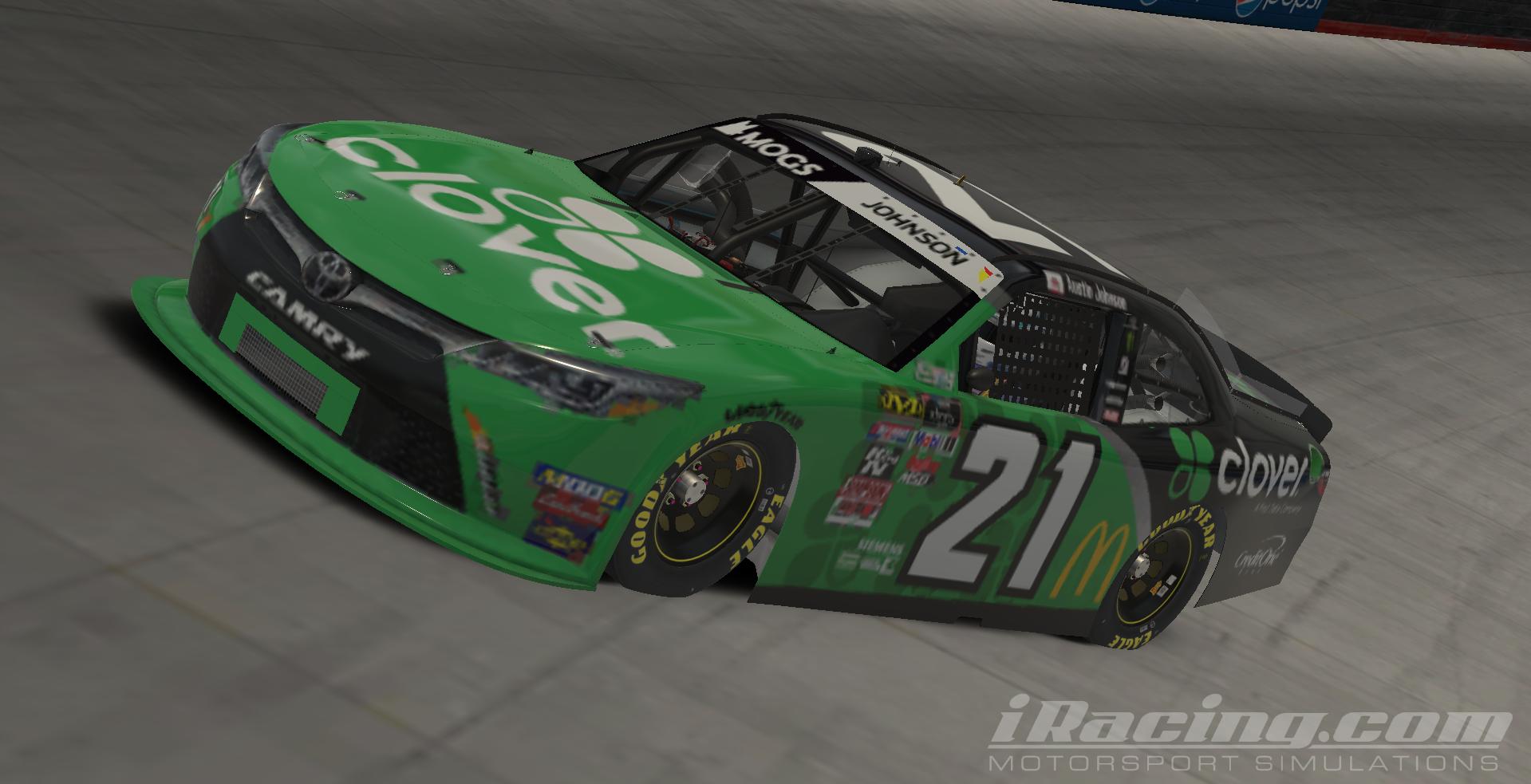 2019 Kyle Larson Replica Clover Car | Xfinity Camry by Austin G Johnson ...