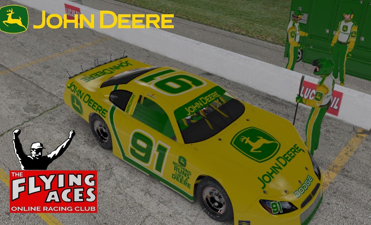 John Deere Super Late Model DODGE by JW Salyers - Trading Paints