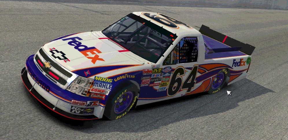 Chevrolet FedEx Purple and Orange by Surya Senthil - Trading Paints