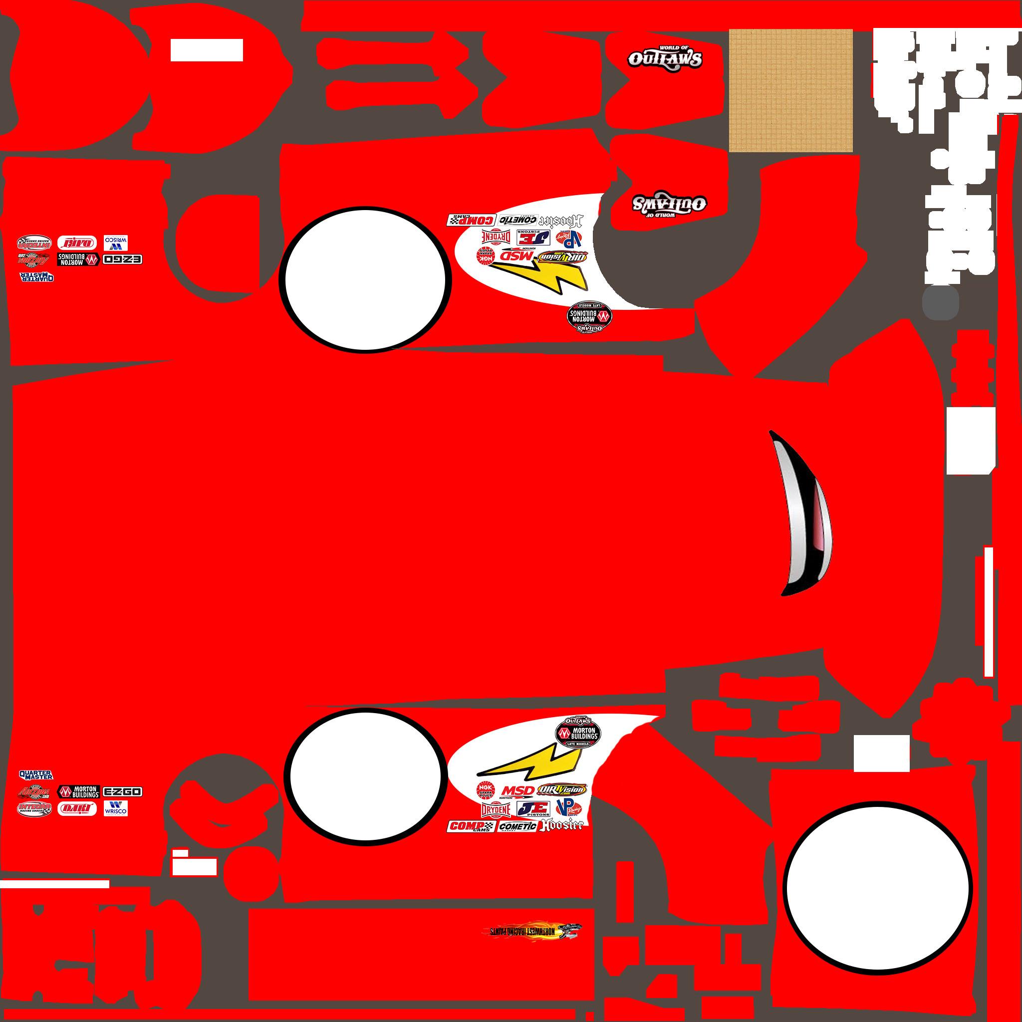 Lighting McQueen Dirt Late Model by Levi Klatt - Trading Paints