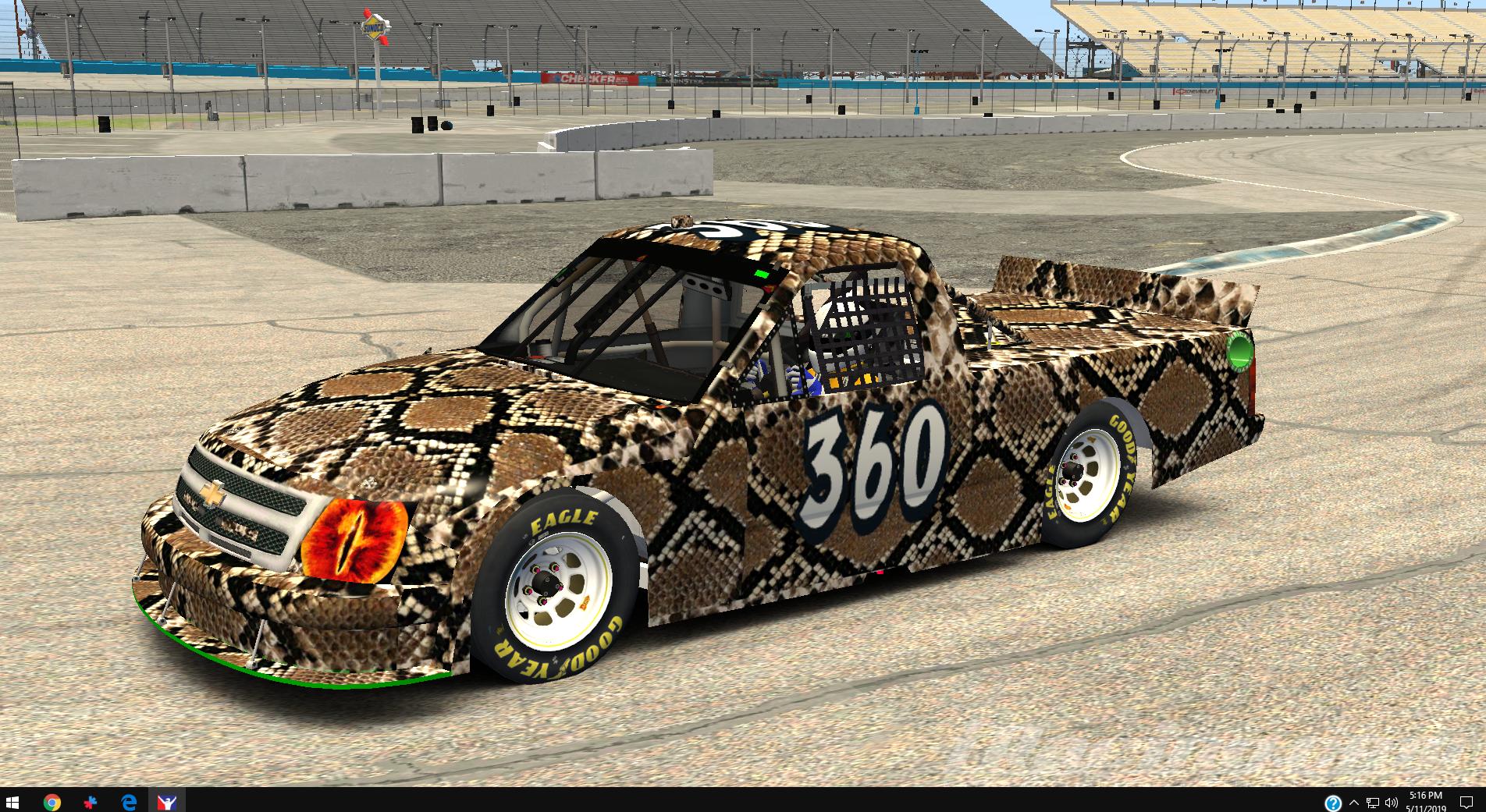 snake skin silverado by Chuck Patterson - Trading Paints