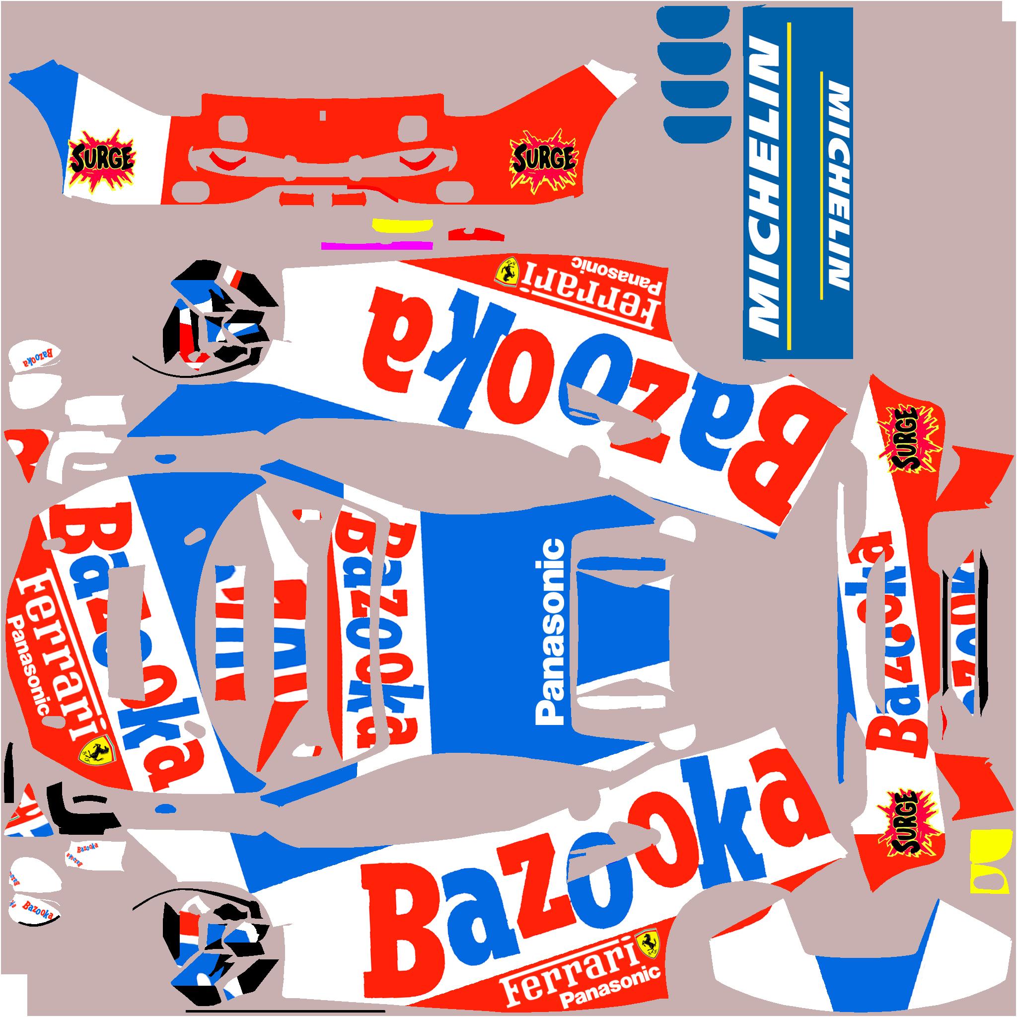 Ferrari Bazooka by Clyde Coman - Trading Paints