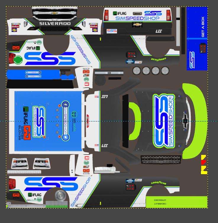 Sim Speed Shop Silverado by Jacob Lee - Trading Paints
