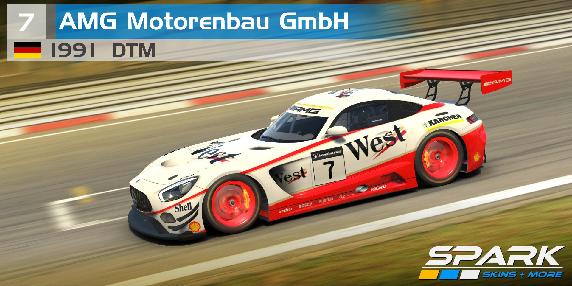 1991 - DTM - AMG Motorenbau GmbH #7 by Marcel M Penzkofer - Trading Paints