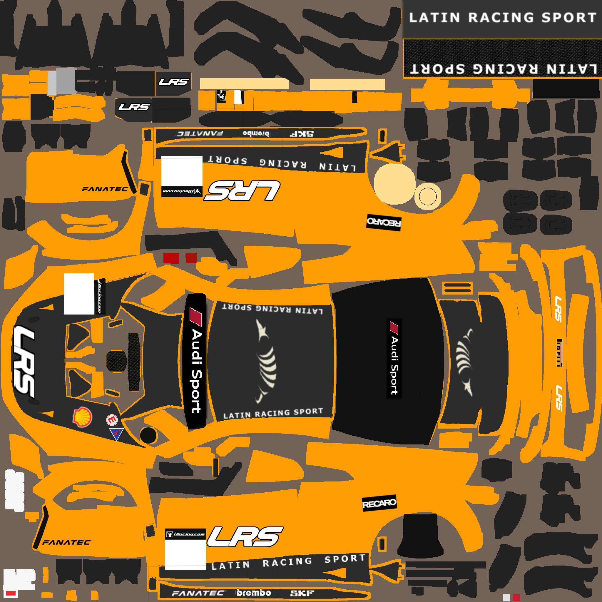 Audi R8 LMS GT3 Naranja by Sergio Quero - Trading Paints