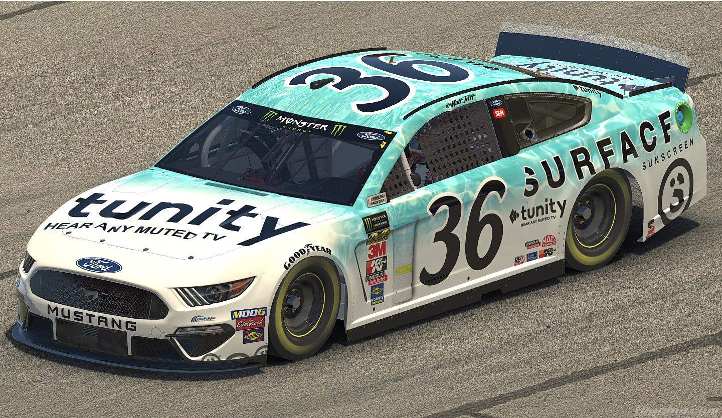 2019 Matt Tifft Surface Sunscreen with number by Ben Horton - Trading ...