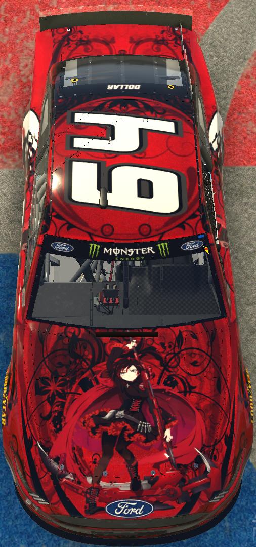 RWBY - Ruby Rose Mustang by Brandon Dollar - Trading Paints