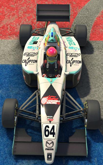 Goodsmile Racing Hatsune Miku Pro Mazda by Brandon Dollar - Trading Paints