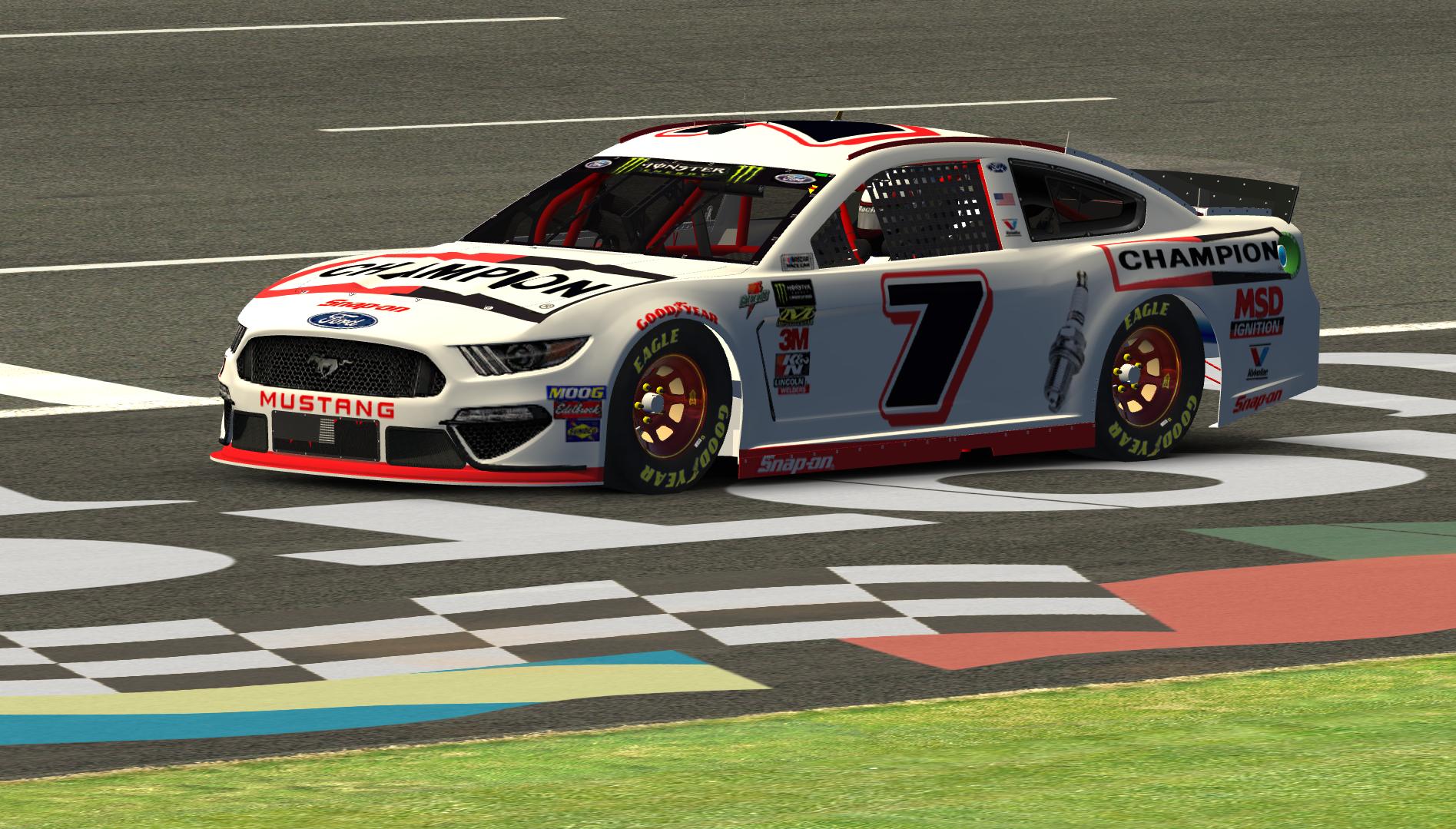 Champion Spark Plugs Monster Energy Ford Mustang by Travo Wall ...