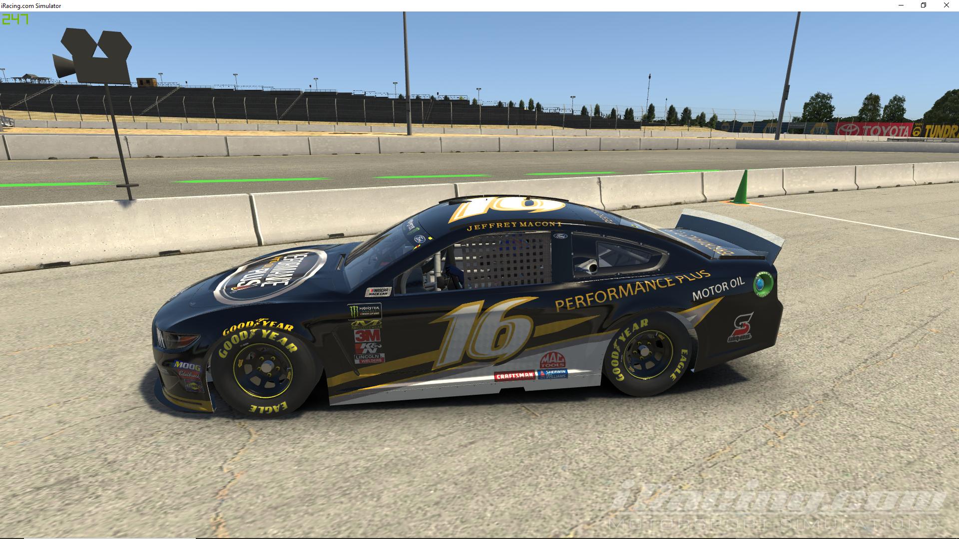 Performance Plus 16 with numbers by Josh Bearden - Trading Paints