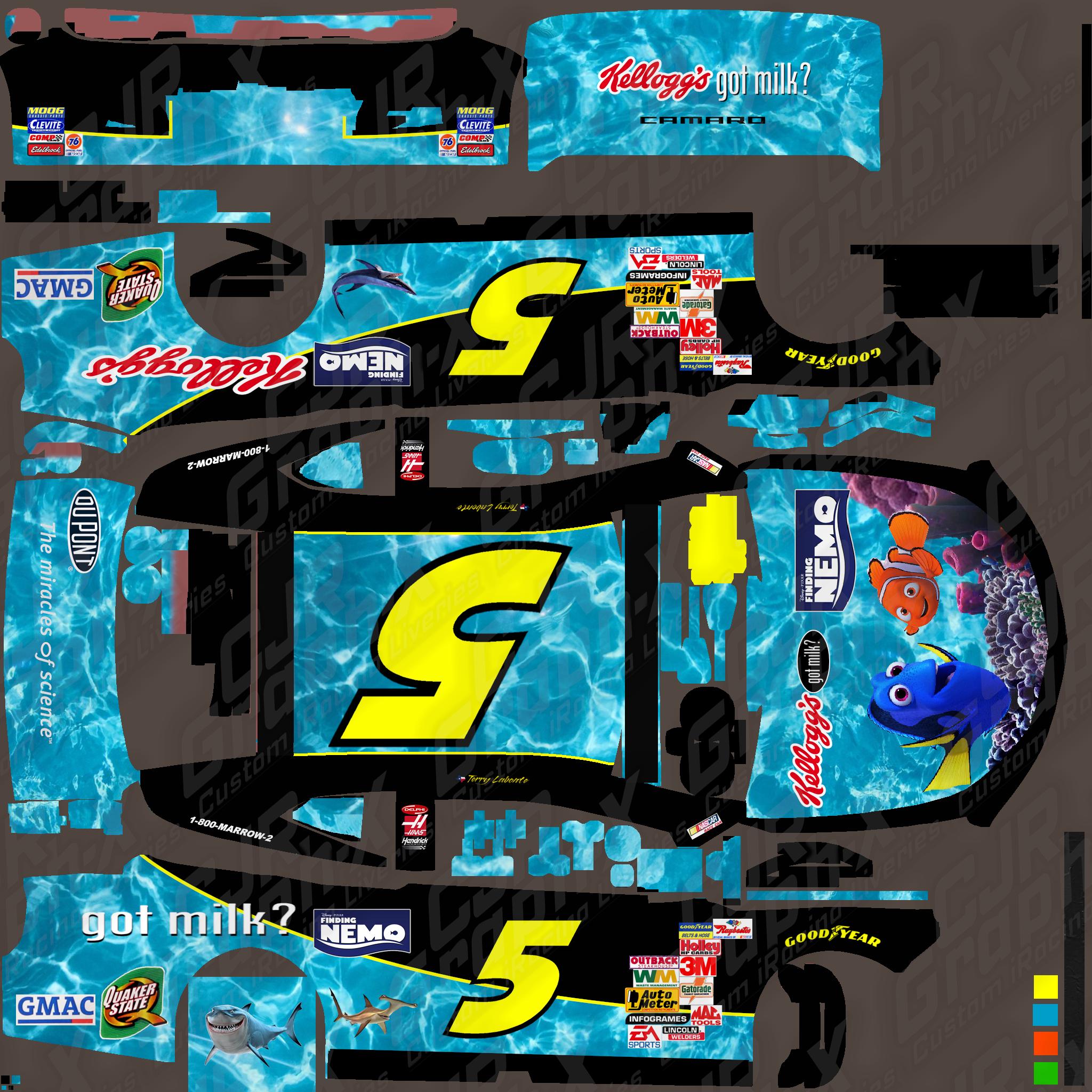 Finding Nemo/Kelloggs Camero ZL1 (Custom Number) by Corey Rutherford ...