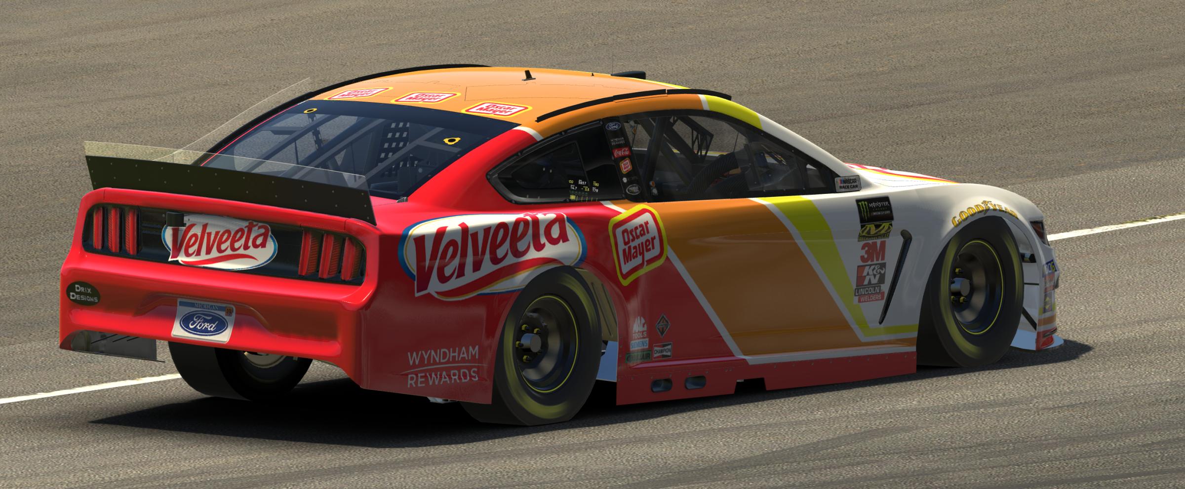 Ryan Newmans 2019 Mark Martin Scheme by Davie Hendricks - Trading Paints