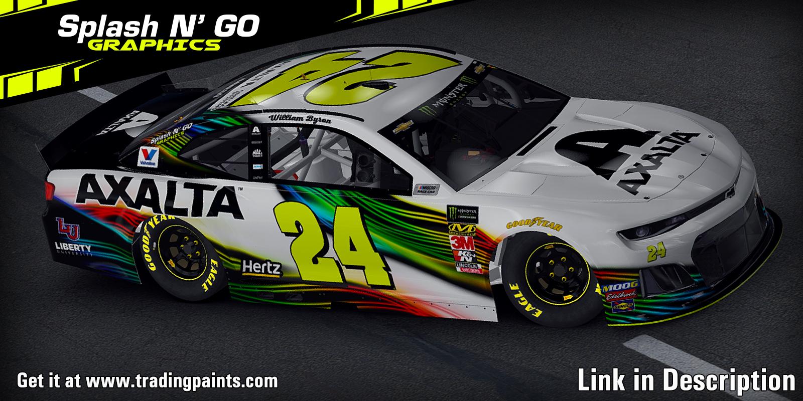 Fictional William Byron Axalta Chevrolet Camaro ZL1 (Updated 2020 body ...