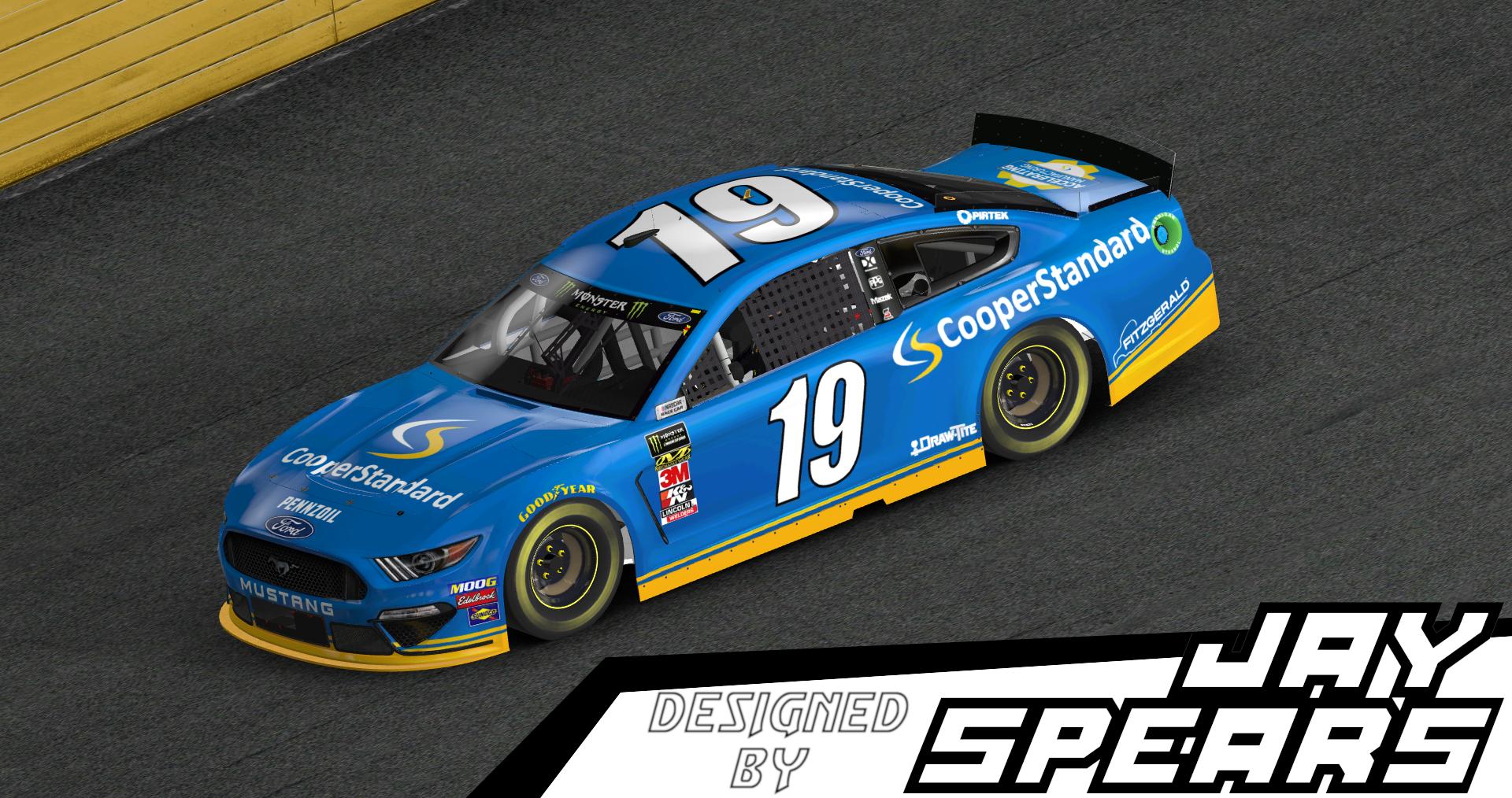 *CUSTOM NUMBER* BKR Cooper Standard Mustang by Jay Spears - Trading Paints