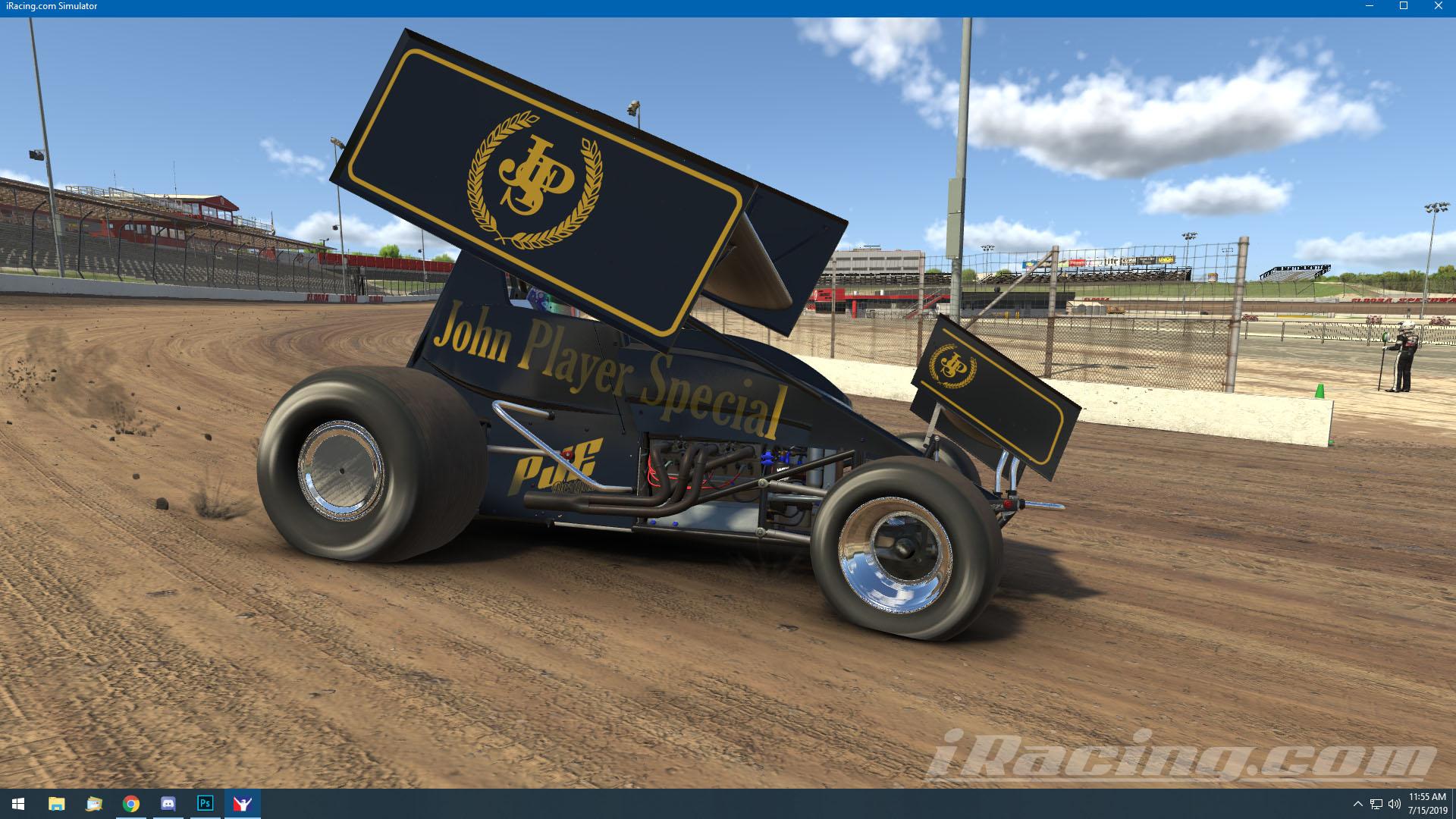 JPS Kinser car by Patrick Eastham - Trading Paints