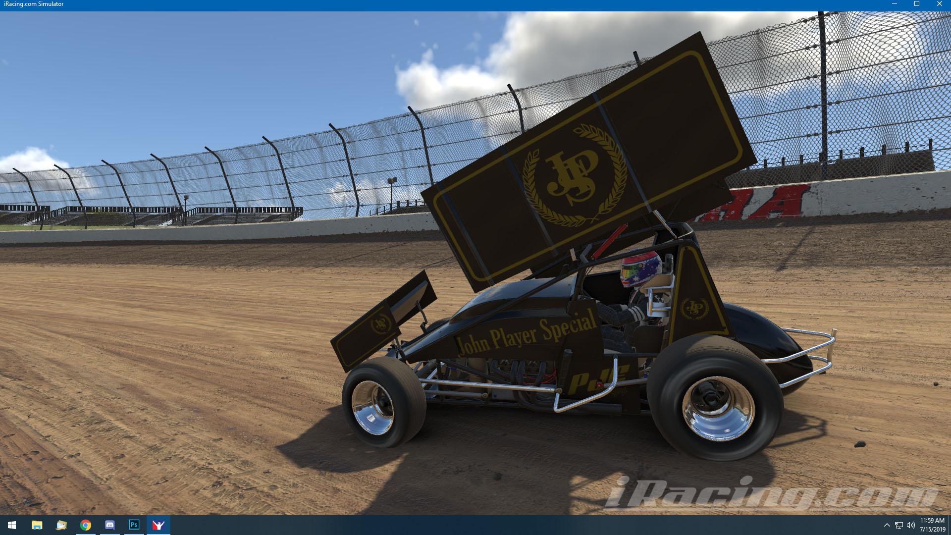 JPS Kinser car by Patrick Eastham - Trading Paints