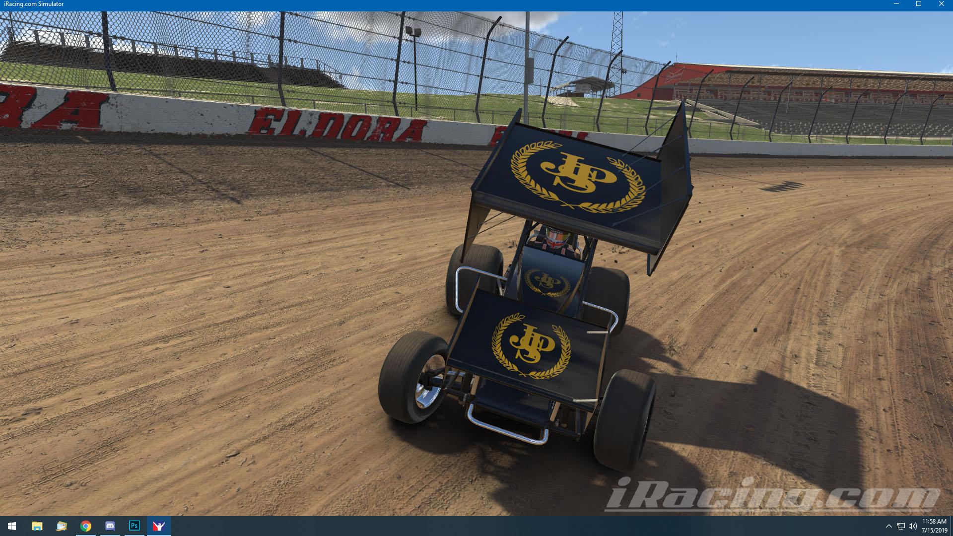 JPS Kinser car by Patrick Eastham - Trading Paints