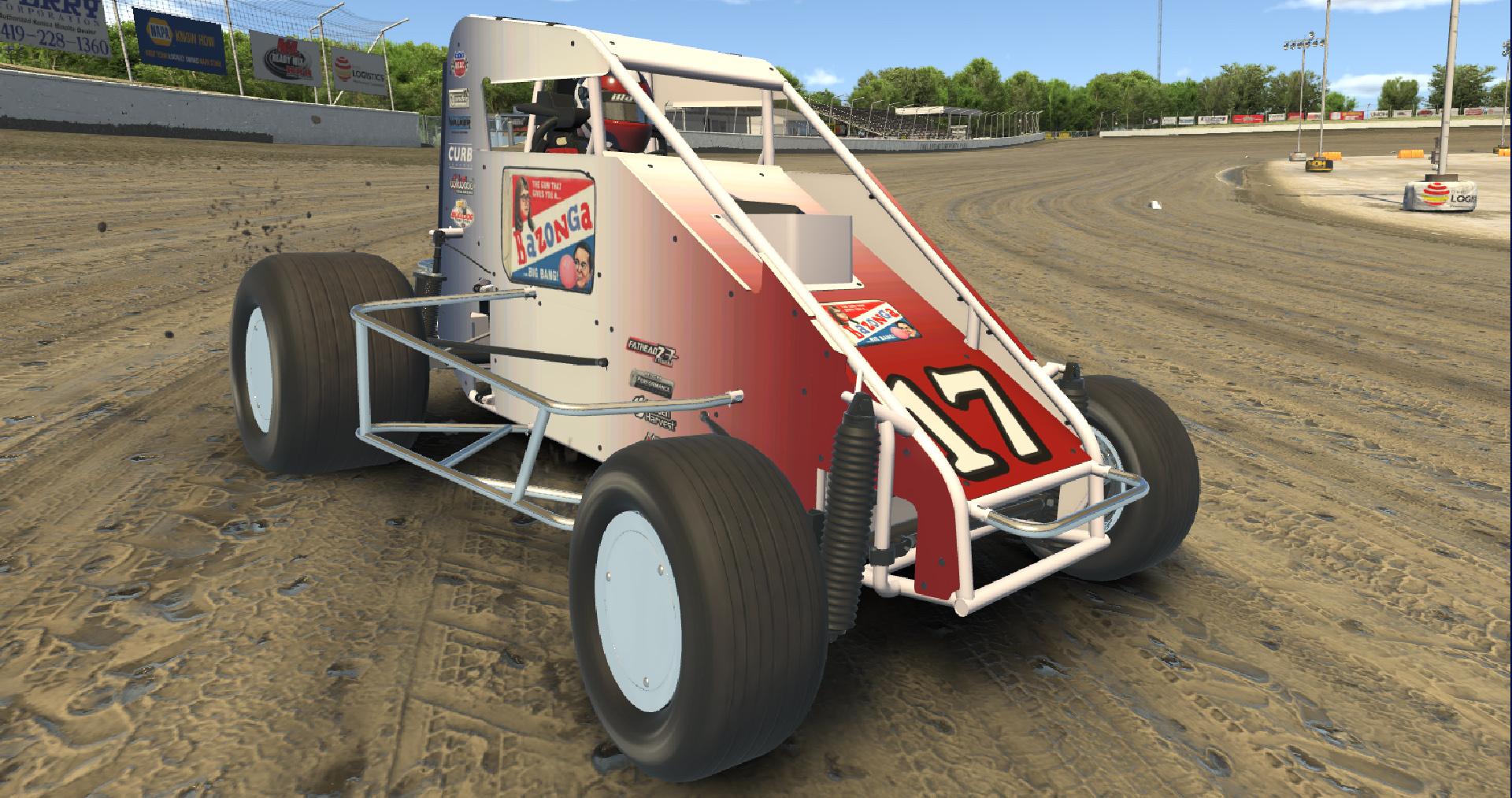 car 316103 dirt midget 013 Bazonga by Wally Reardon - Trading Paints