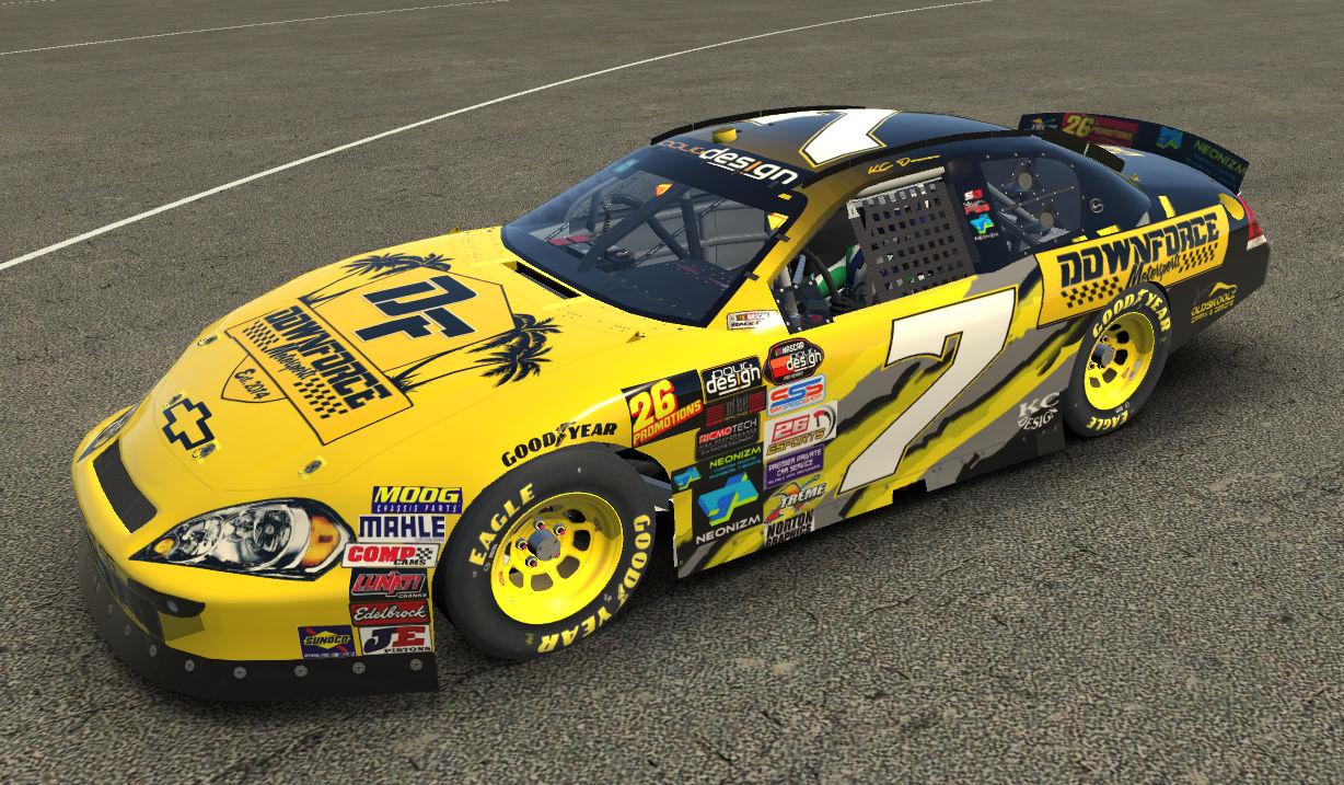 DownForce Motorsports Team Car #7 by KC Duncan - Trading Paints