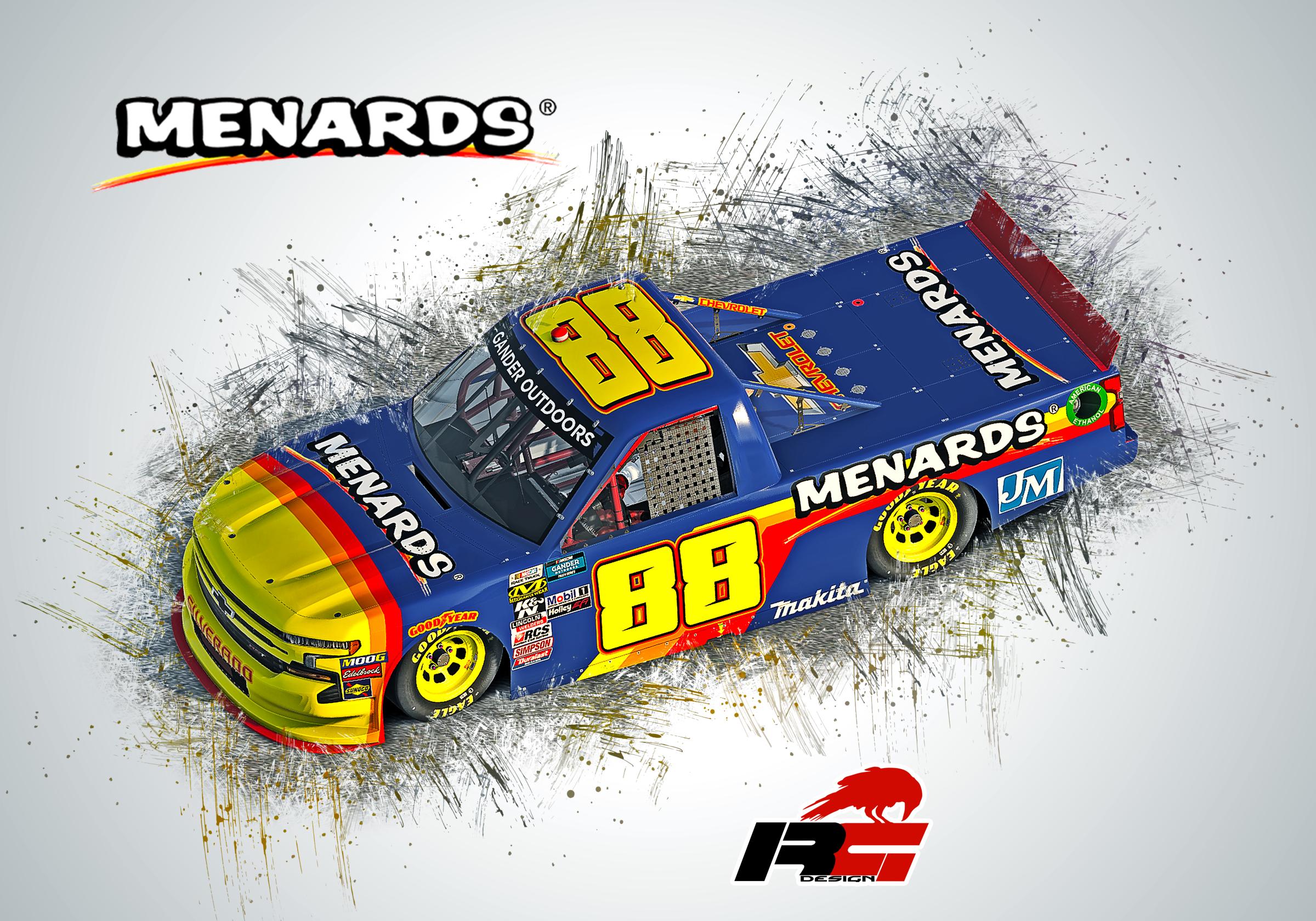 Menards Chevrolet Silverado Truck 2019 by Doyle Lowrance - Trading Paints
