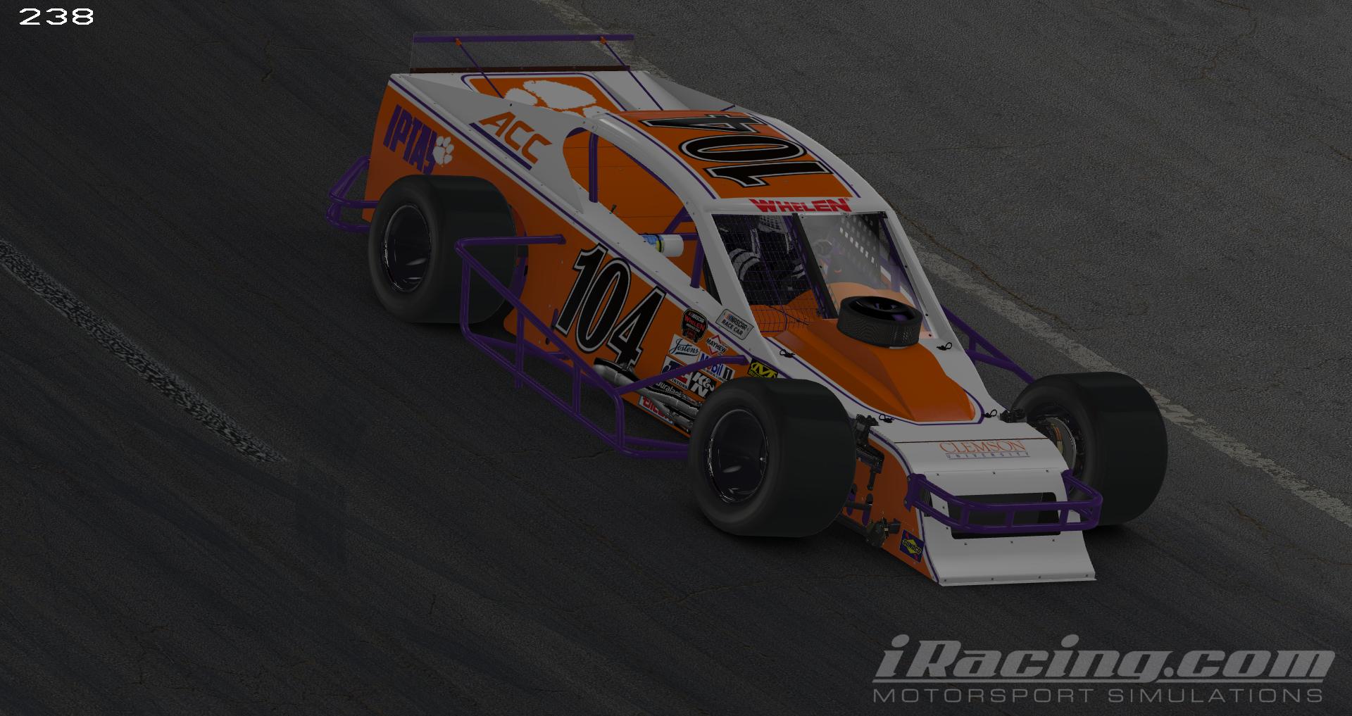Clemson Tigers Modified by Chip Dickert - Trading Paints