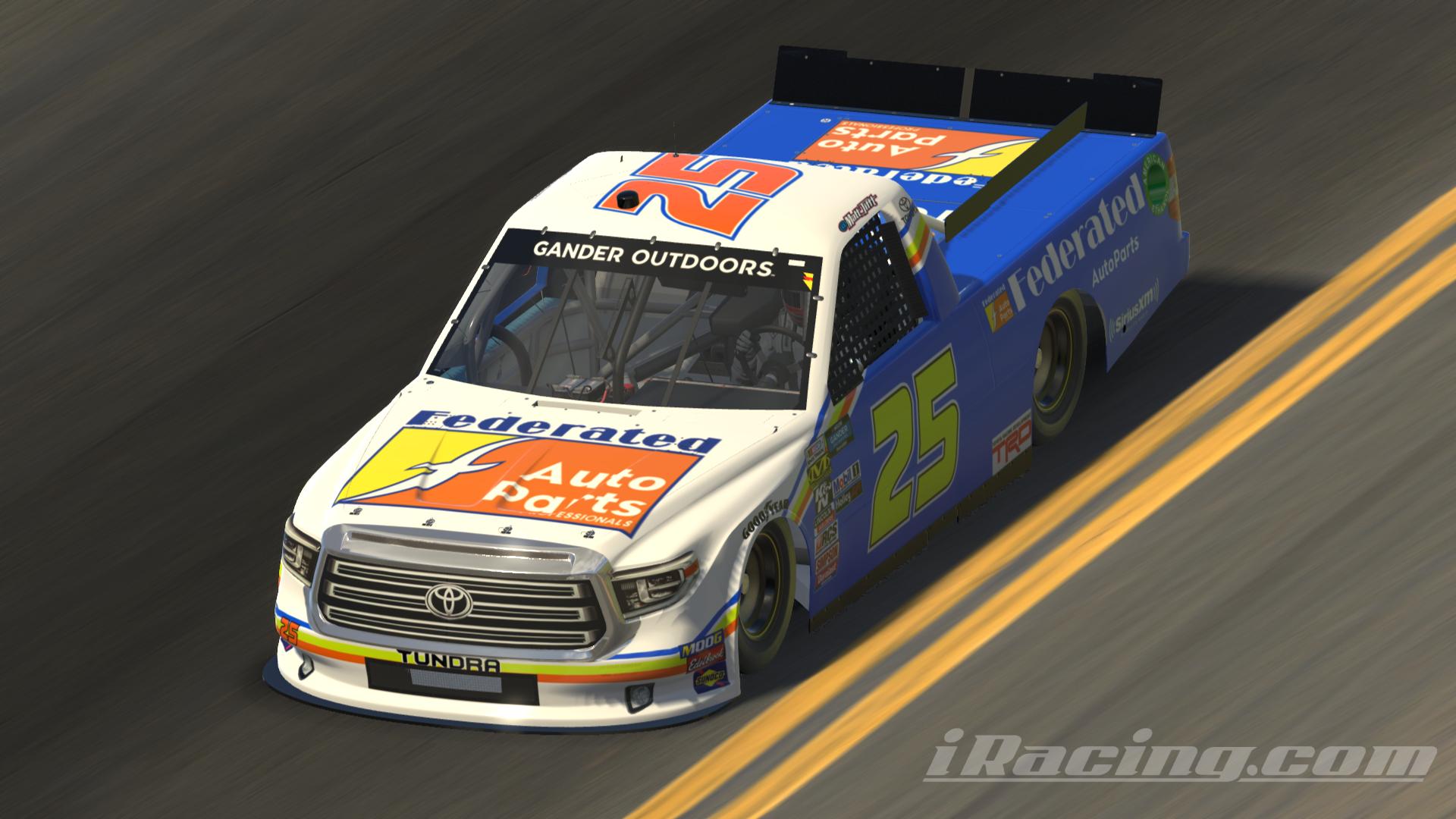 Matt Tifft 2015 Federated Auto Parts Tundra W/ Numbers by Andrew ...
