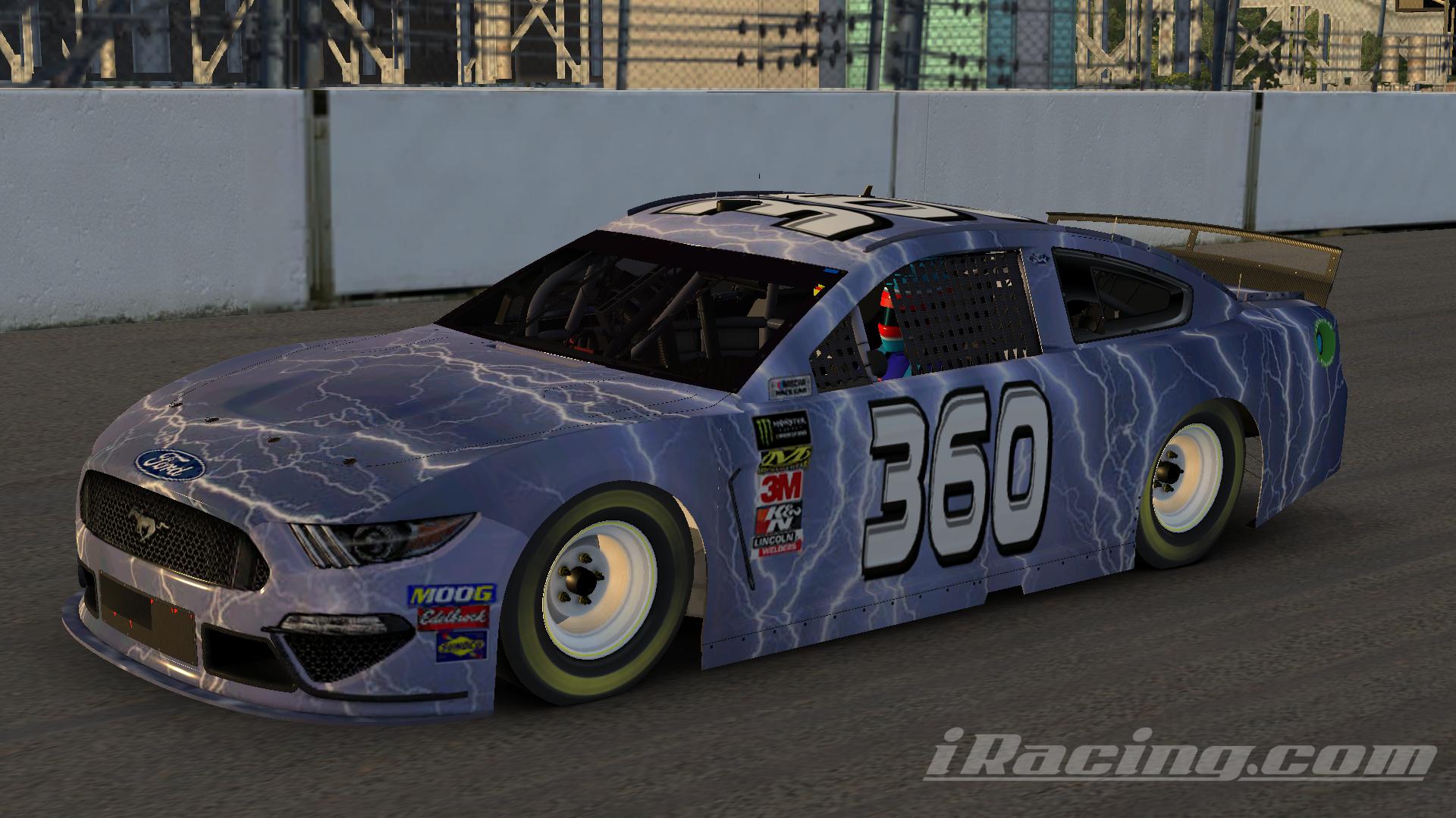 lightning mustang by Chuck Patterson - Trading Paints