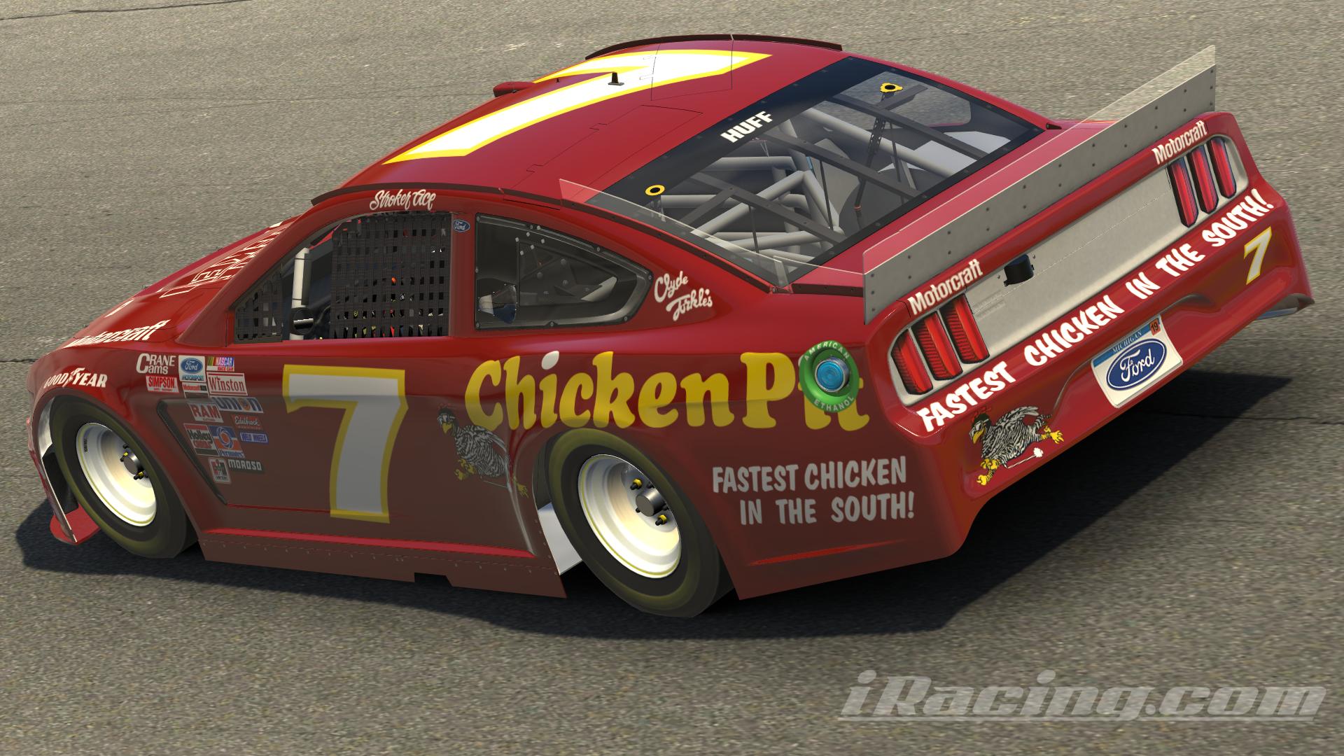 Chicken Pit Mustang Cup by Ken Huff - Trading Paints