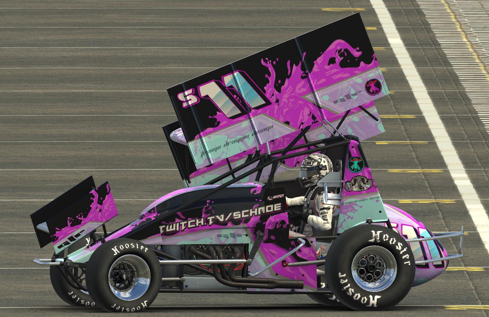 SCHMOE SPRINT gfr NUMBERS by Benjaman Hickman - Trading Paints