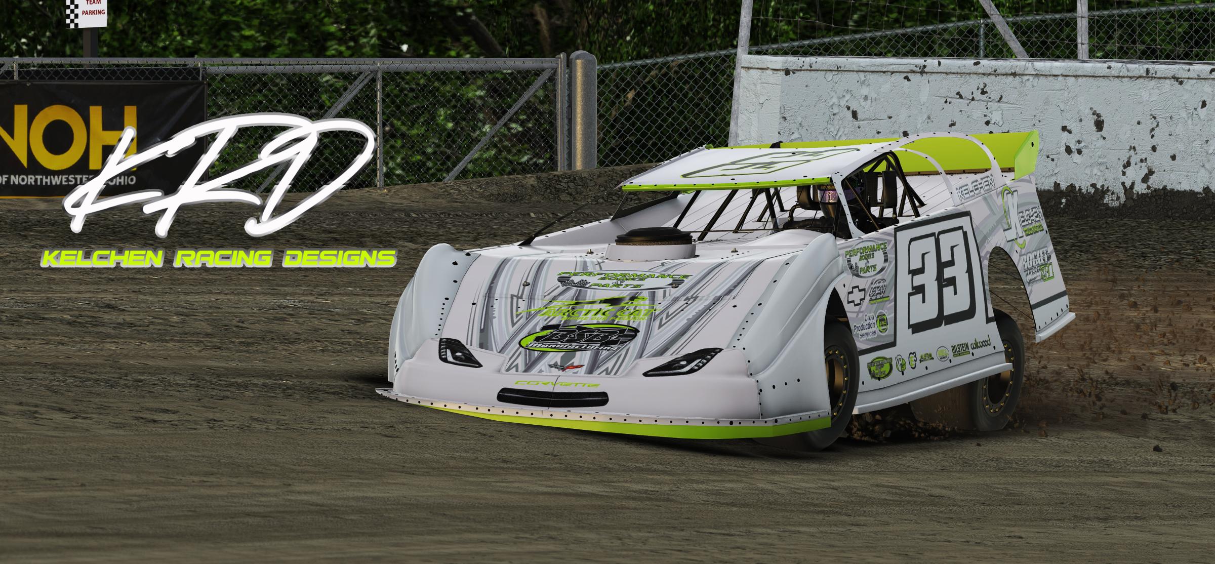 Simple line Tribal Late Model (no numbers) by Jace Kelchen - Trading Paints