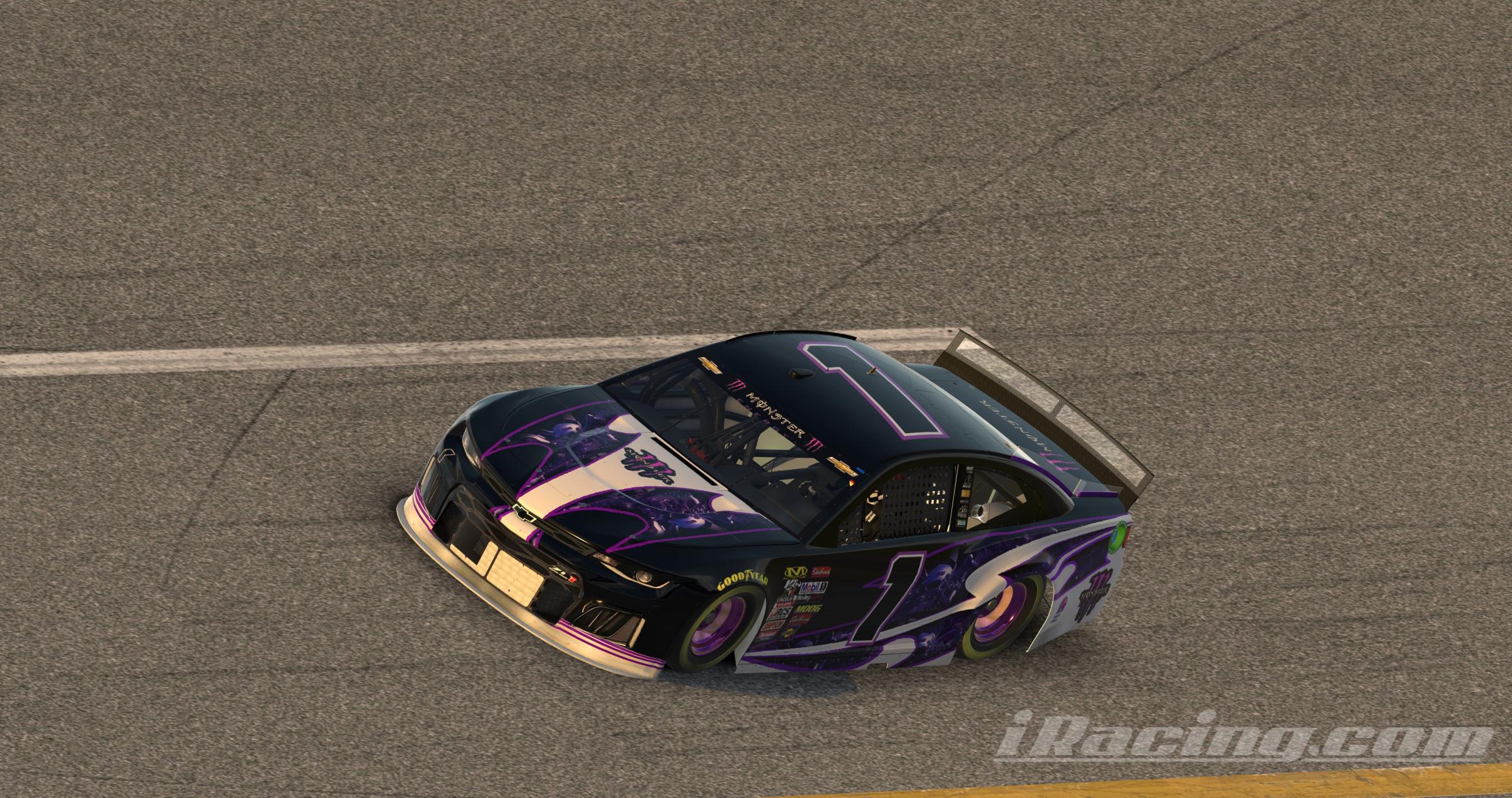 purple blackwhite sides by William F. - Trading Paints
